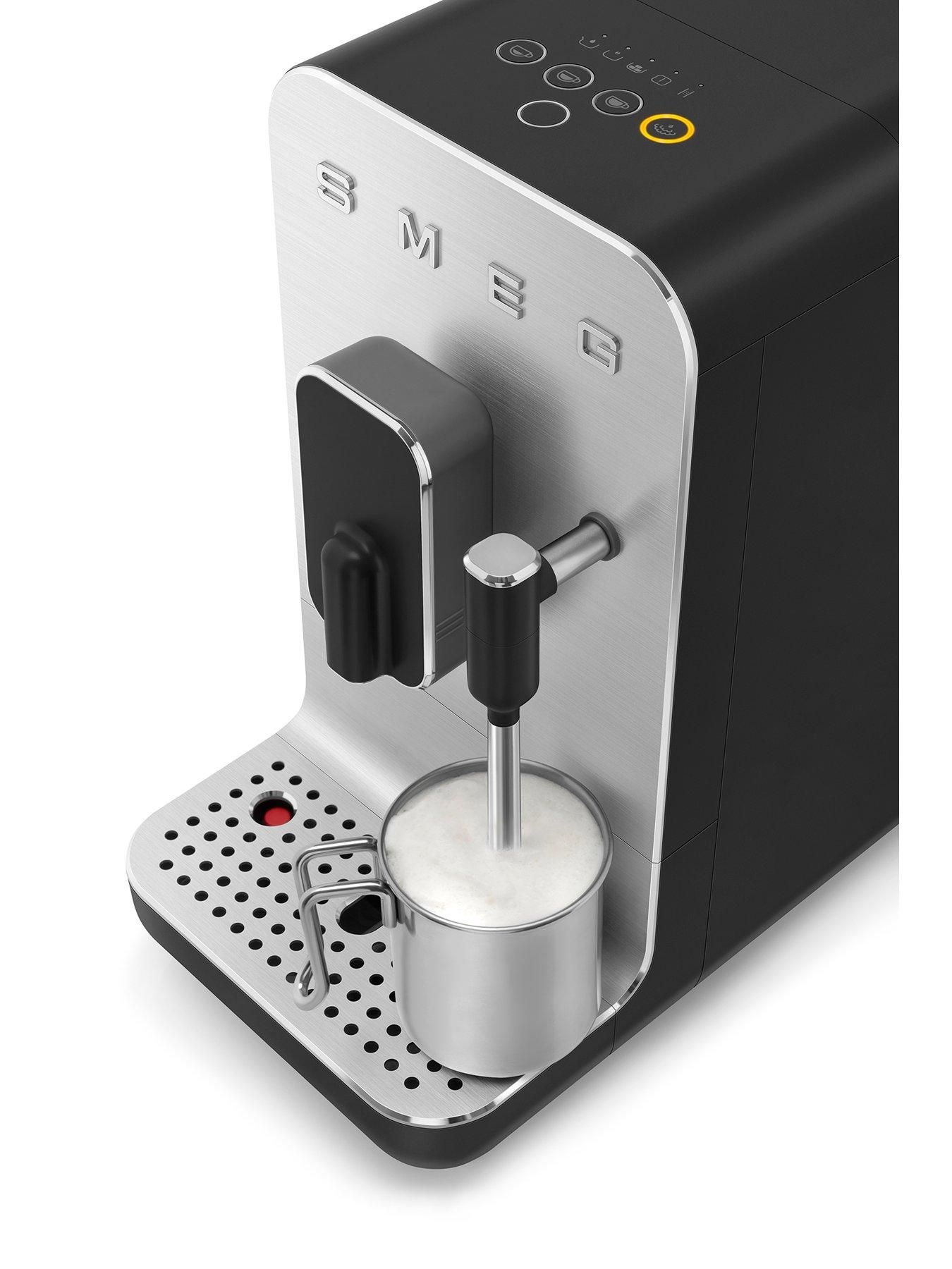 Smeg BCC12 Bean to Cup Coffee Machine - Matte Black | Very