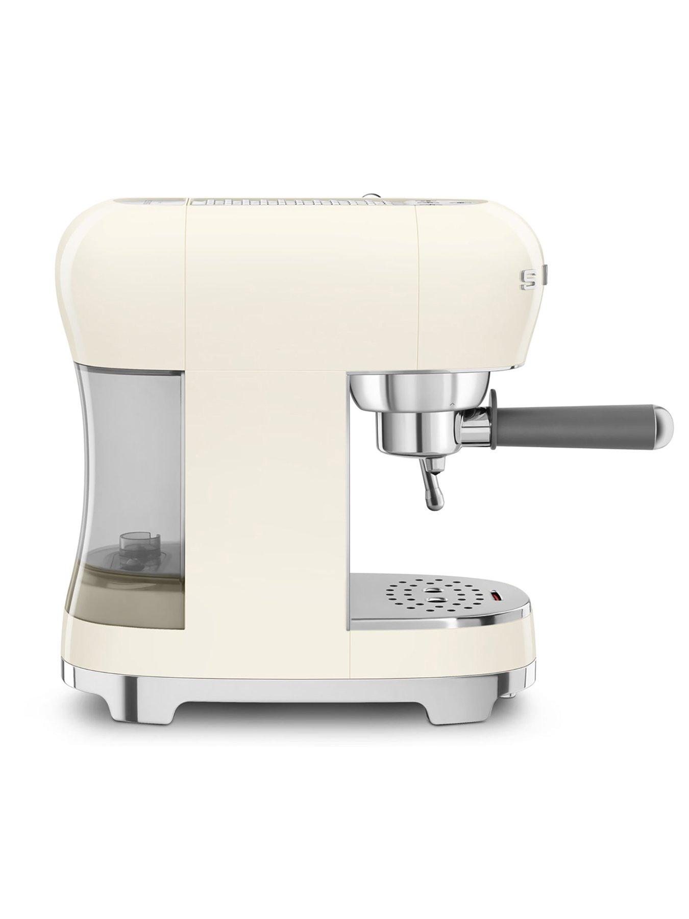 Smeg ECF02 Espresso Coffee Machine - Cream | Very