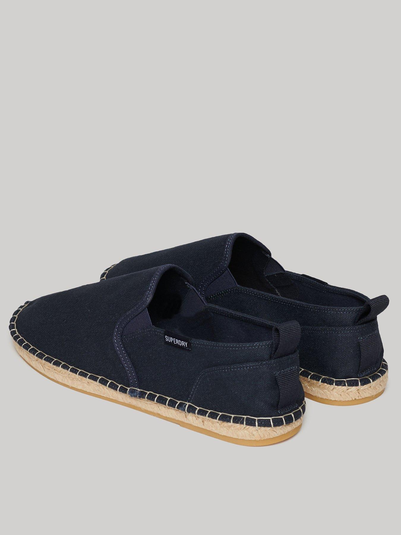 Superdry Canvas Espadrille Shoes - Navy | Very