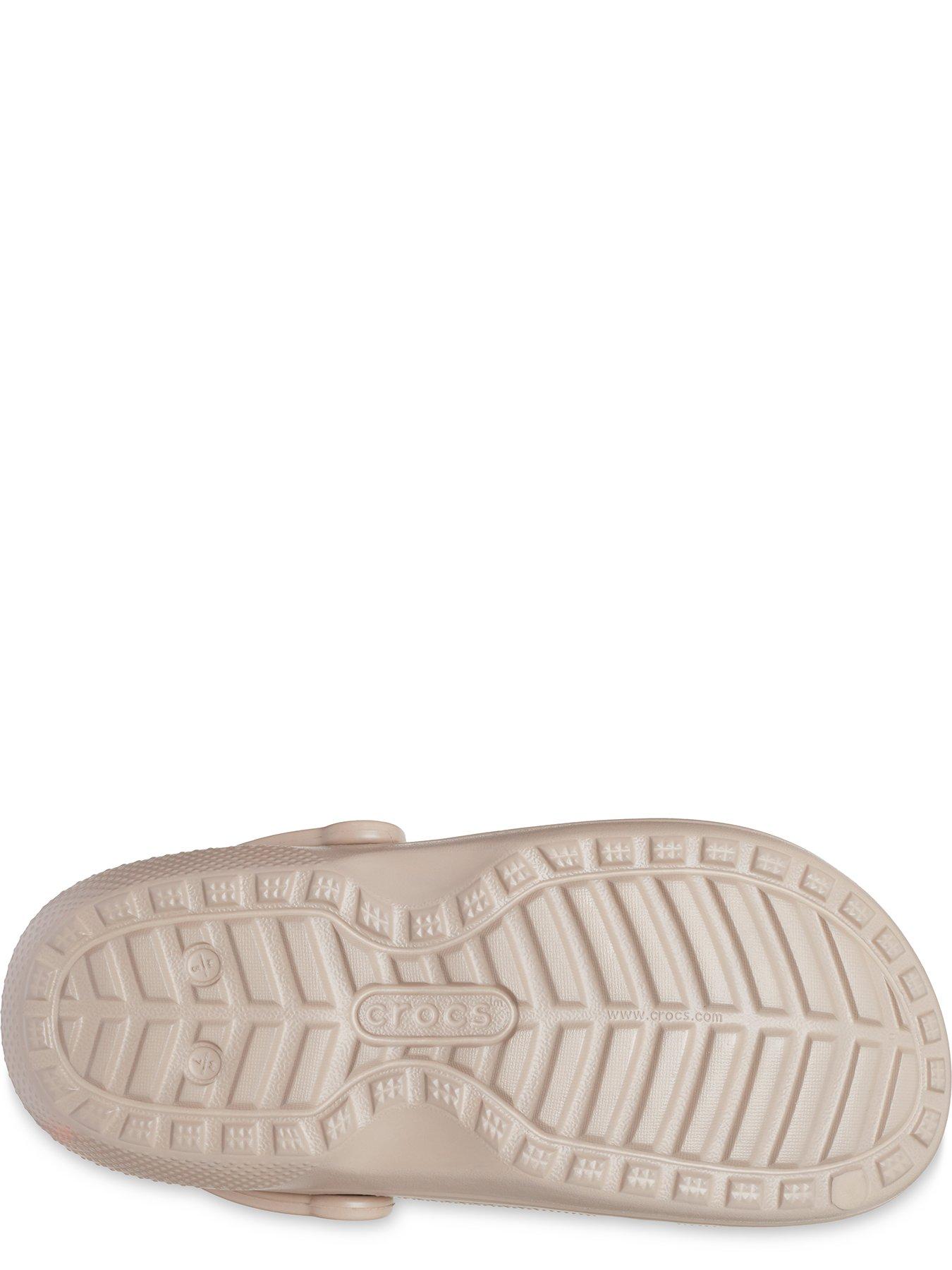 Crocs Men's Classic Lined Clog Slipper - Beige | Very
