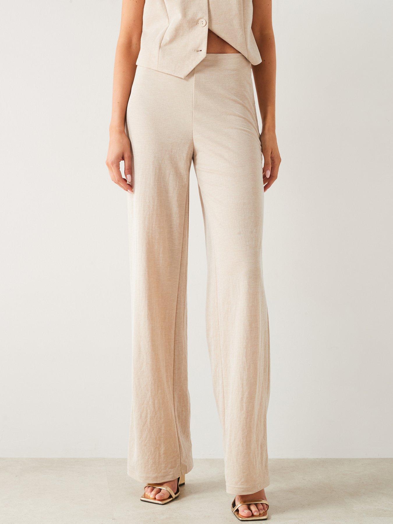 Mango Beige Coord Straight Trouser | Very