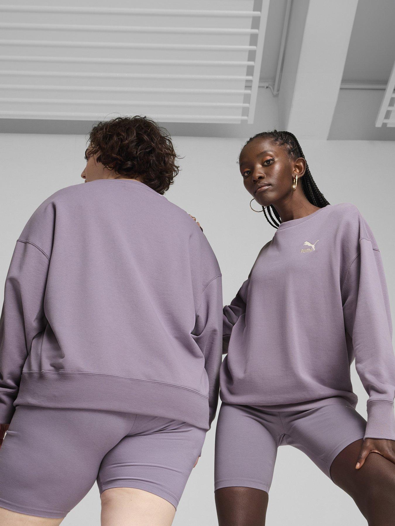 Puma Women's Better Classics Relaxed Crew - Purple | Very