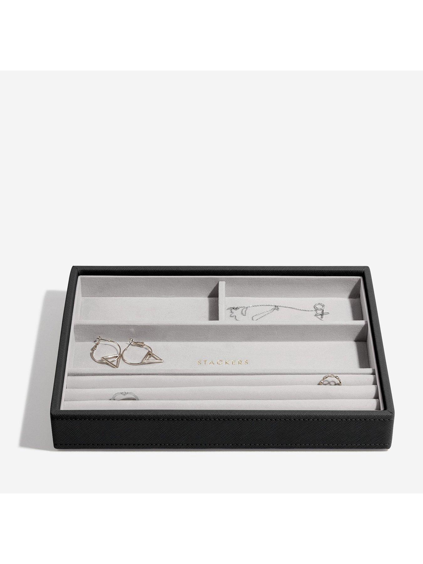 Stackers Classic 4 Section Tray - Black | Very