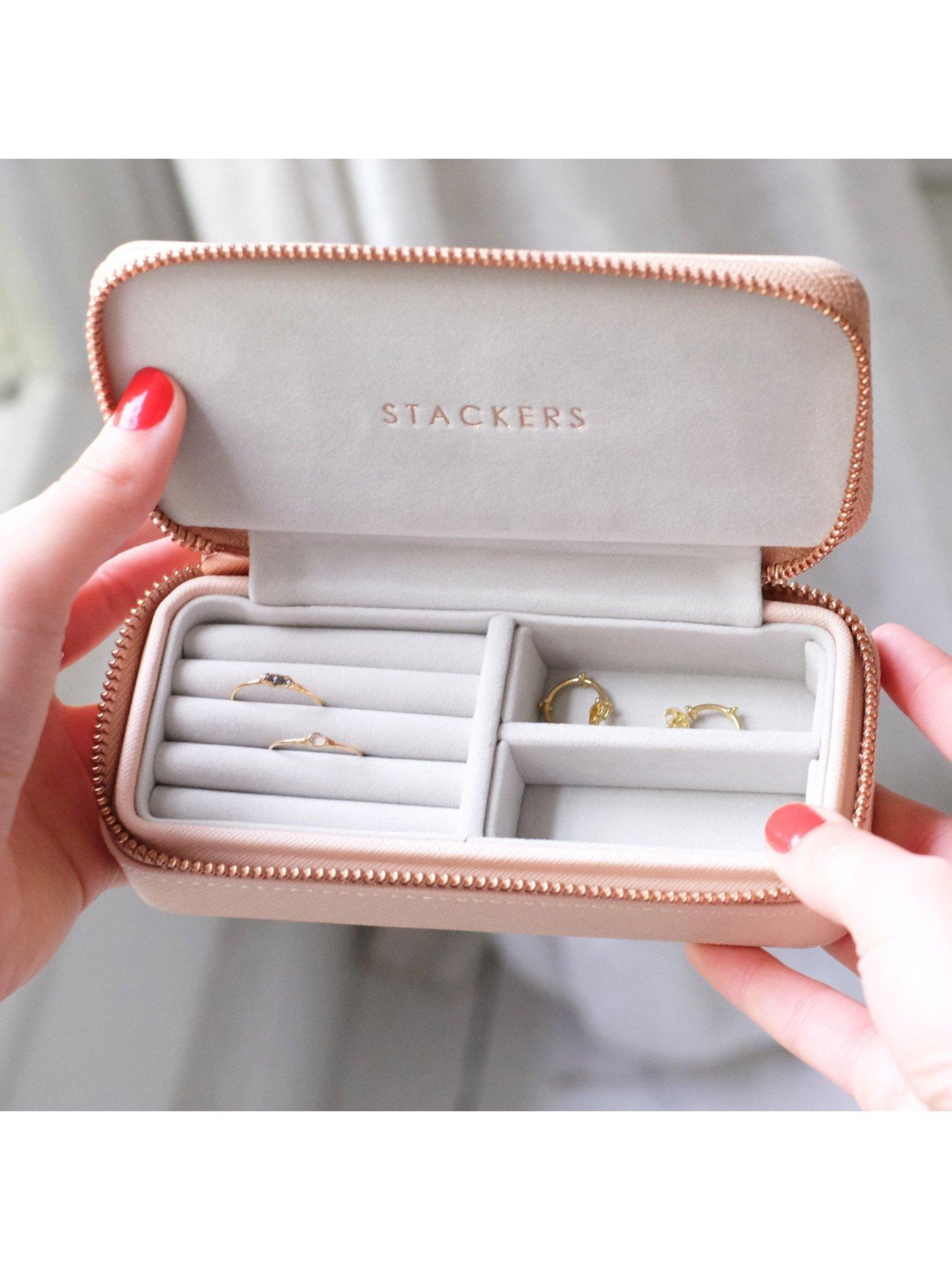 Stackers Medium Travel Box - Blush | Very
