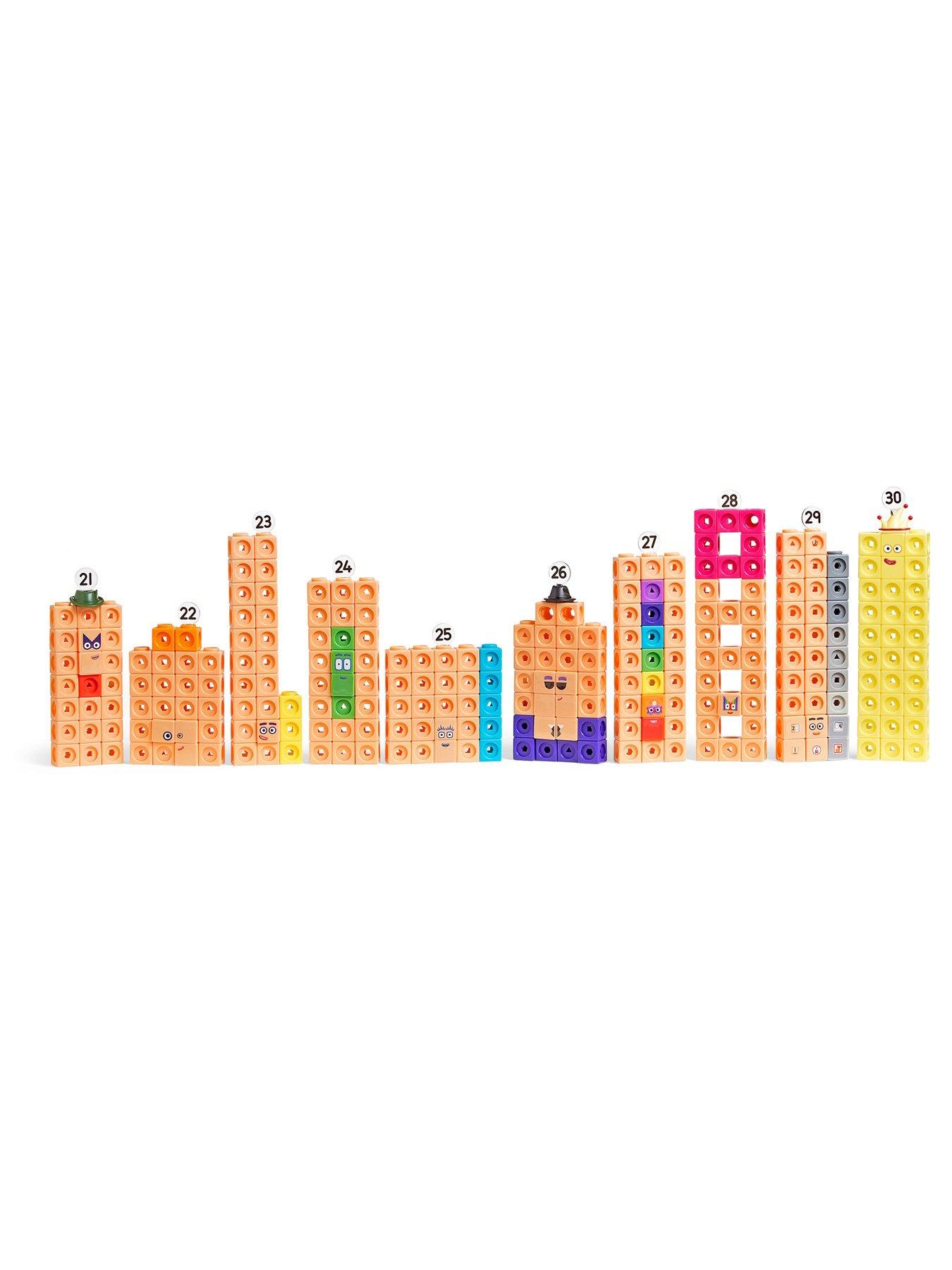 LEARNING RESOURCES Mathlink Cubes Numberblocks 21-30 Activity Set | Very