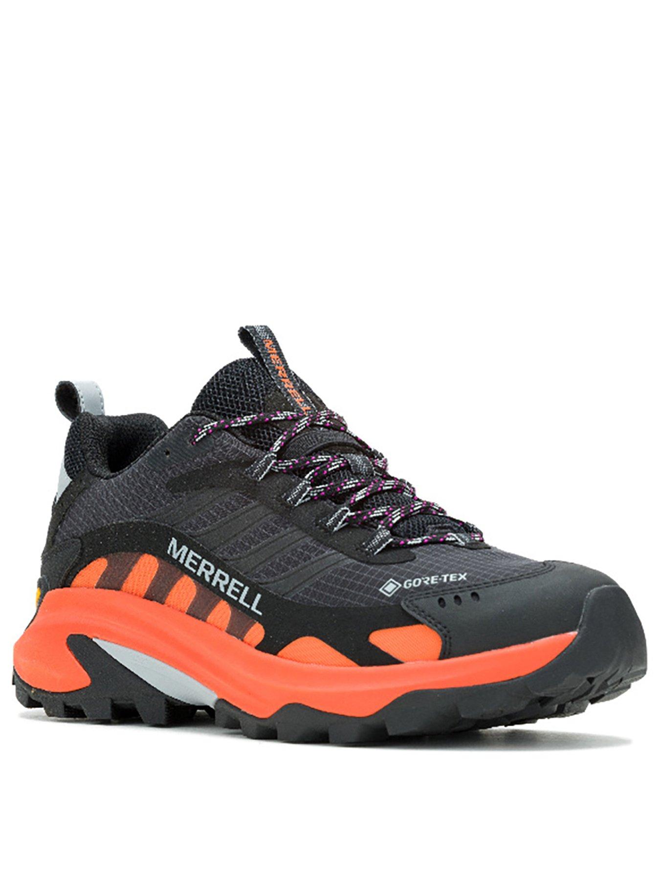Merrell Men's Moab Speed 2 Gore-Tex Hiking Shoes Orange/Black | Very