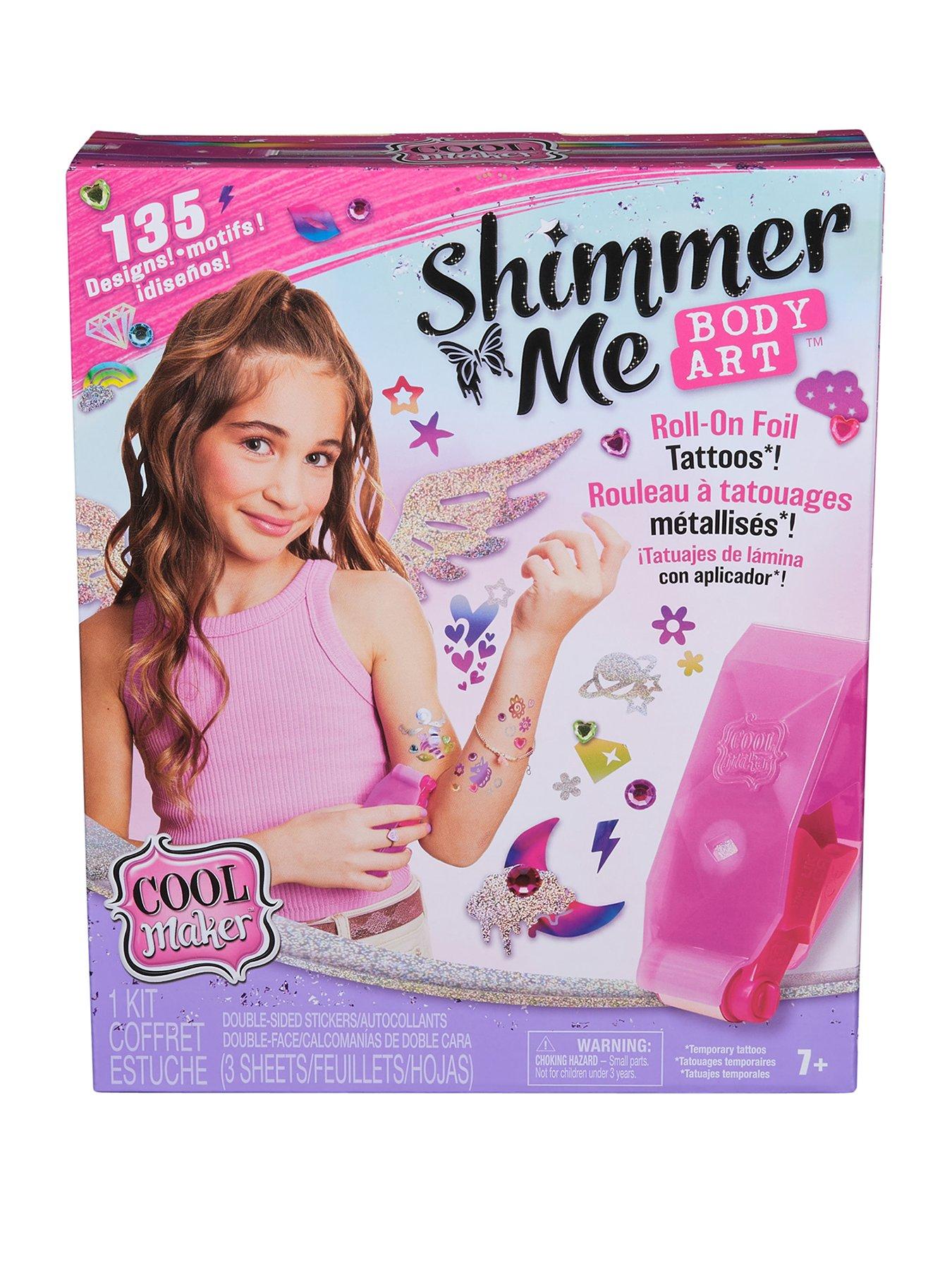 Cool Maker Shimmer Me Body Art Glitter Tattoo Studio | Very