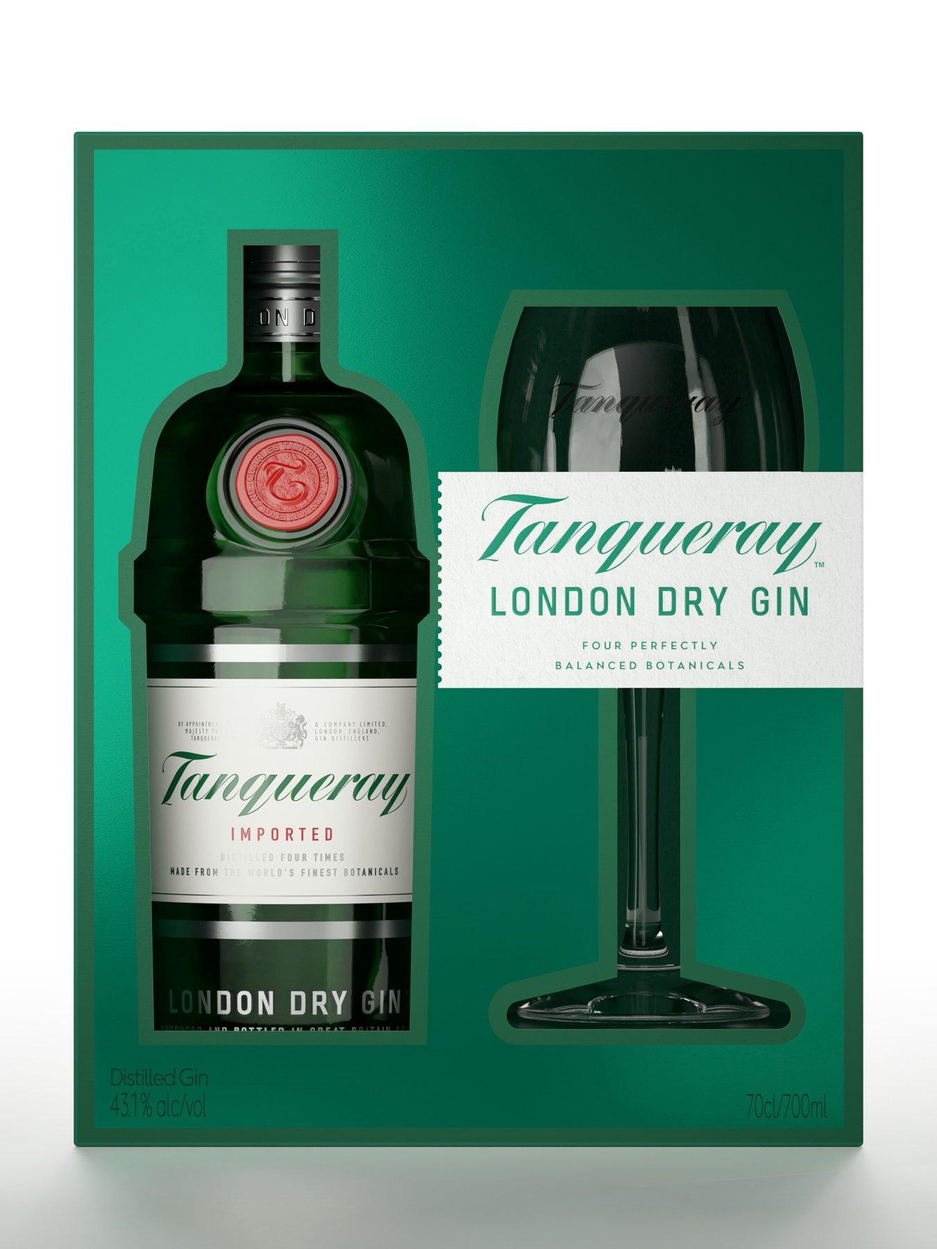 Tanqueray London Dry Gin and Glass Gift Pack - 70cl | Very