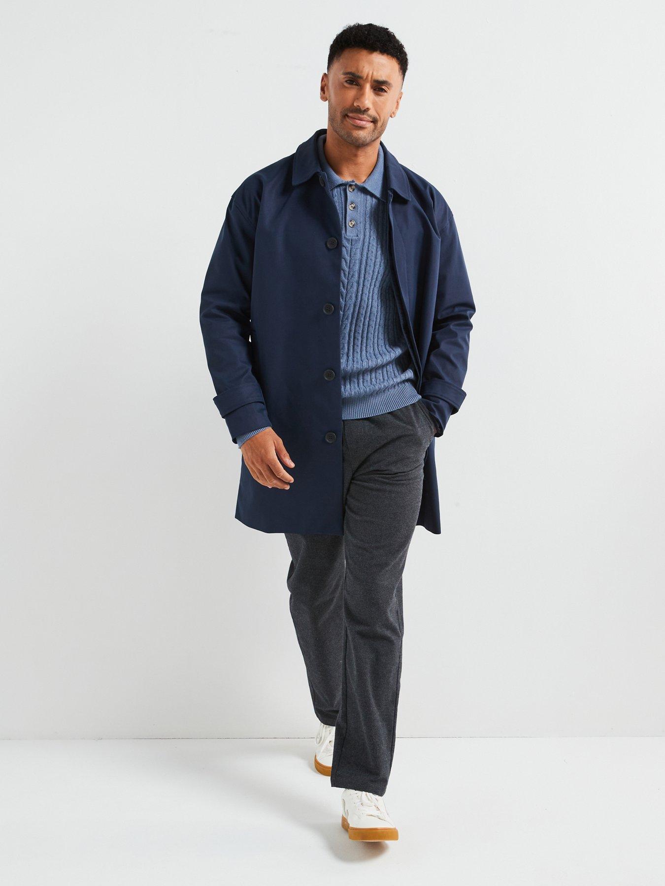 Men | Mac and Trench | Blue | M | Very