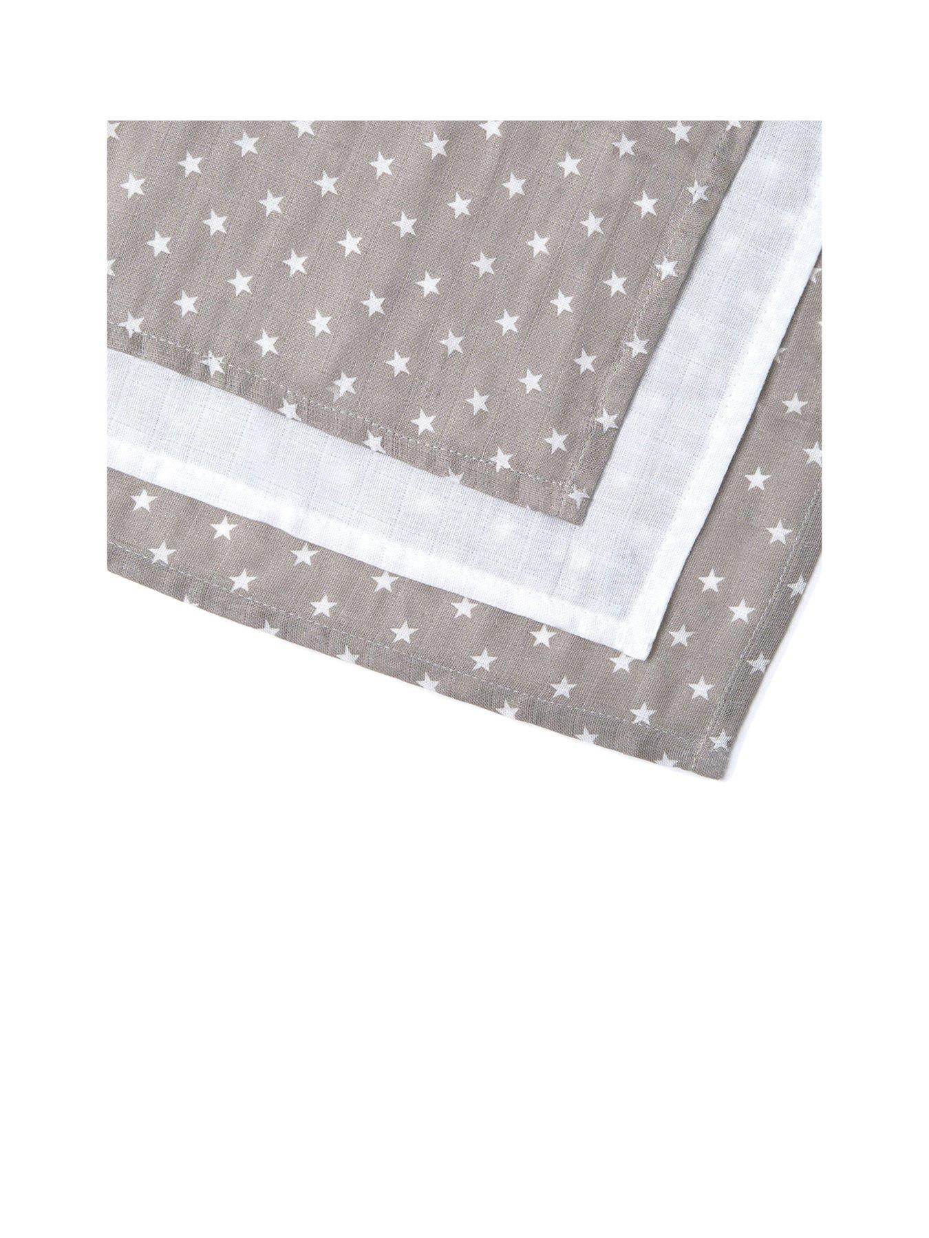 Clair De Lune 3 Pack Star Muslin Squares | Very