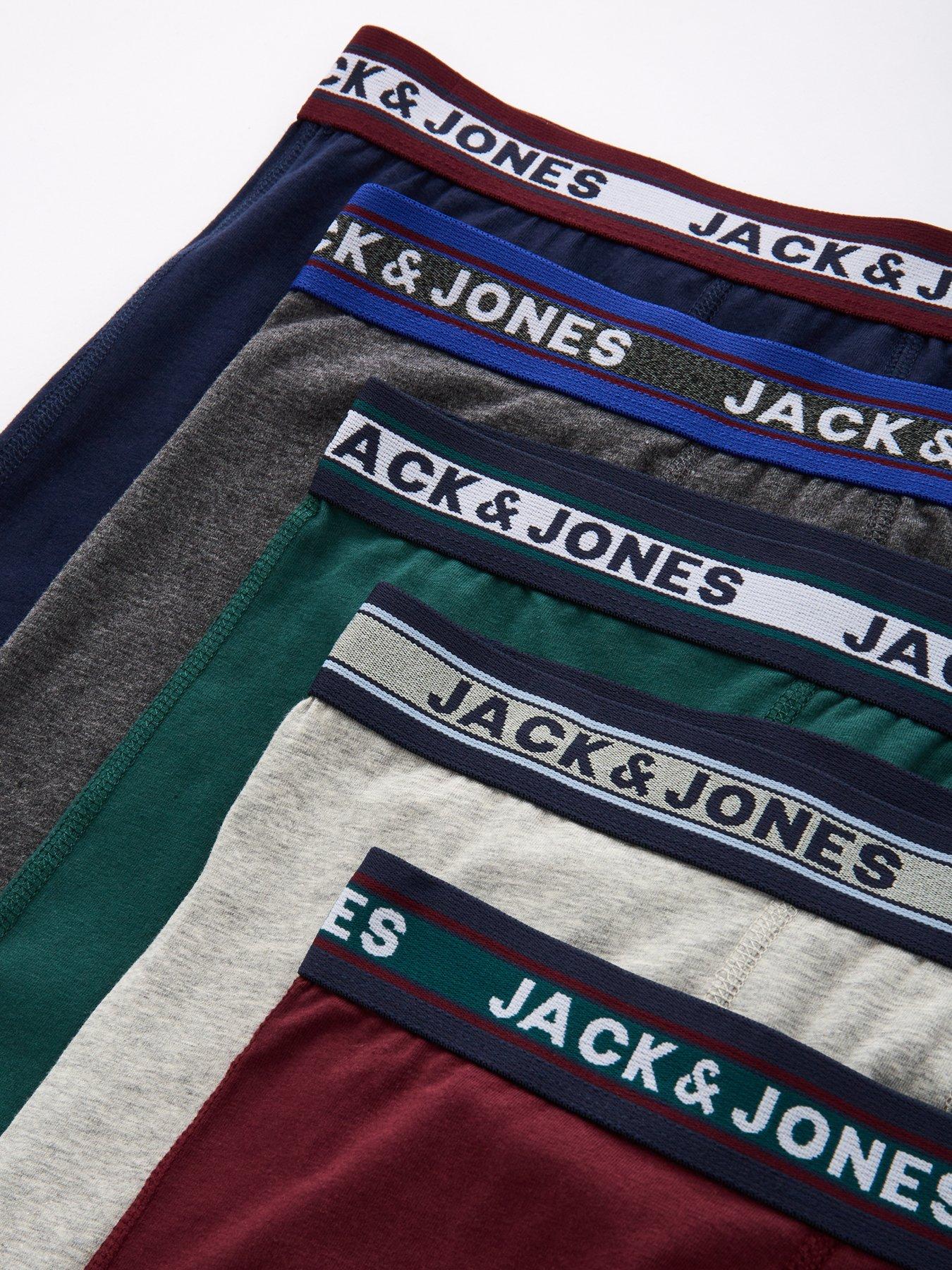 Jack & Jones 5-Pack Logo Waistband Trunks - Multi | Very