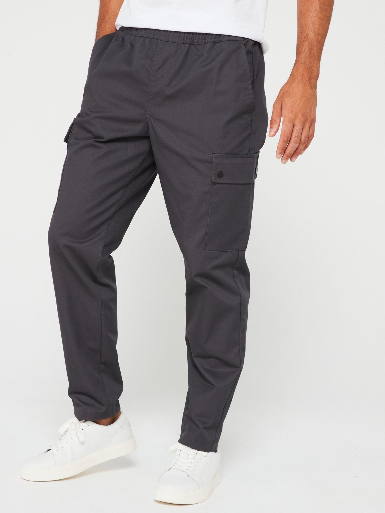 Jack & Jones Jack & Jones Bill Wide Leg Elasticated Waist Cargo ...