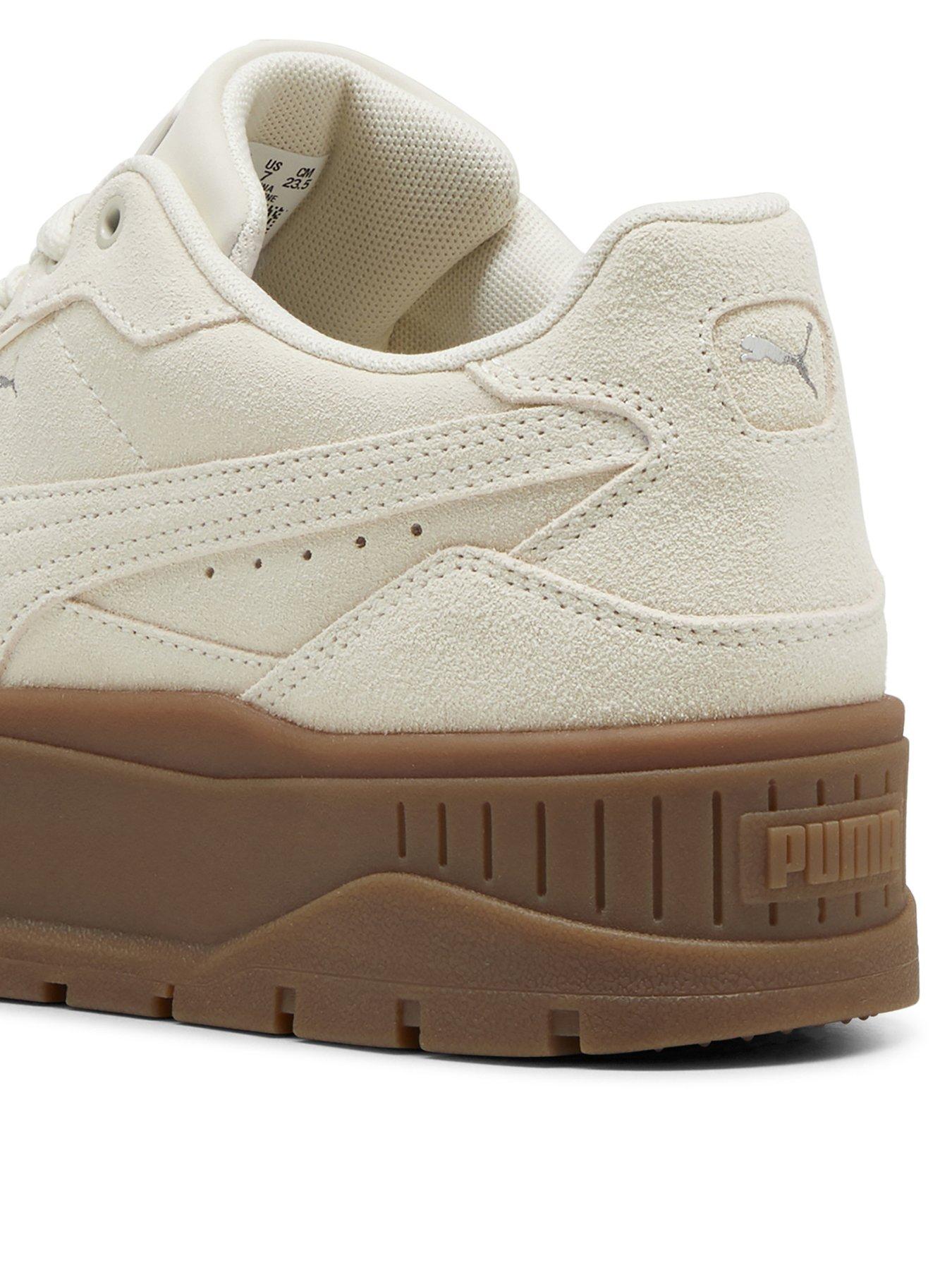 Puma Womens Karmen 2.0 Idol Suede Trainers - White | Very