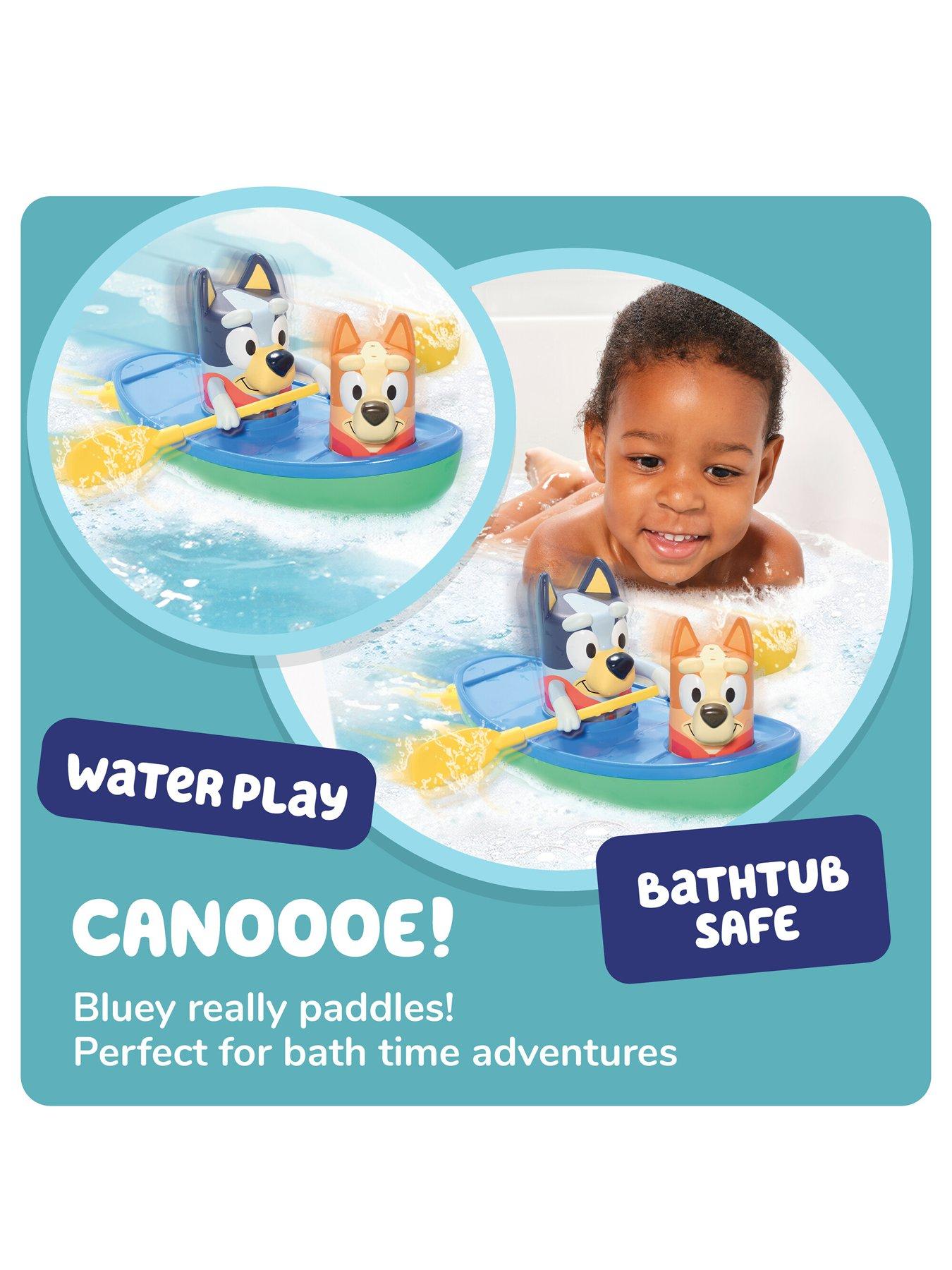 Bluey Pull & Go Canoe Bath Toy with Bingo | Very