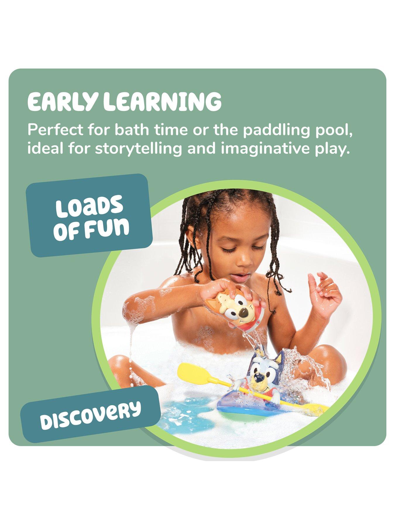 Bluey Pull & Go Canoe Bath Toy with Bingo | Very