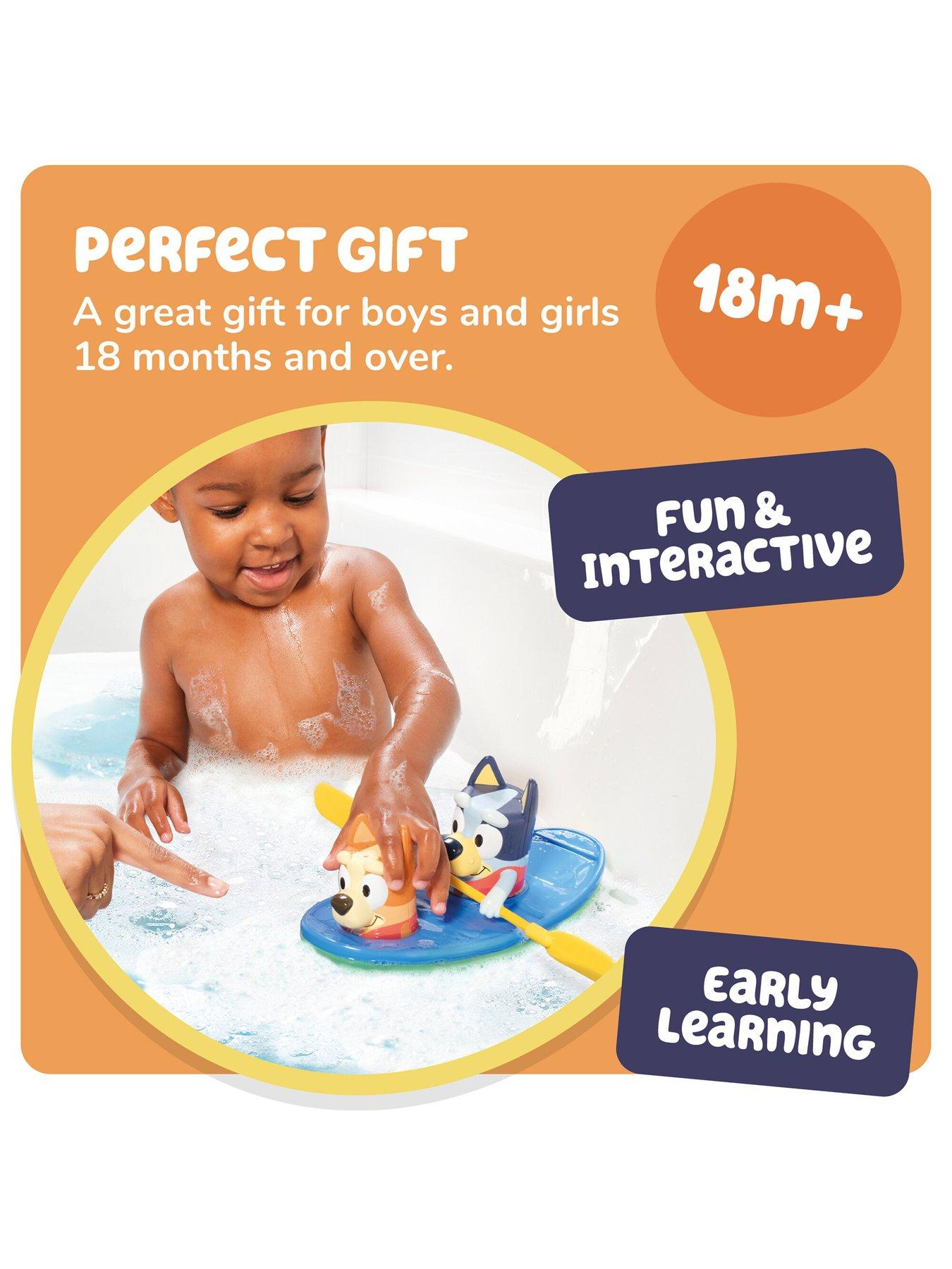 Bluey Pull & Go Canoe Bath Toy with Bingo | Very
