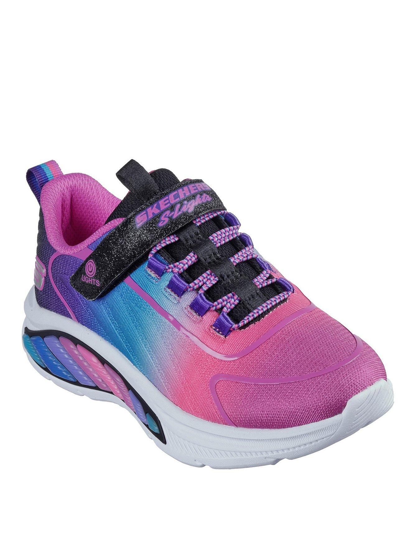 Skechers Girls Raibow Cruisers Lighted Trainer | Very