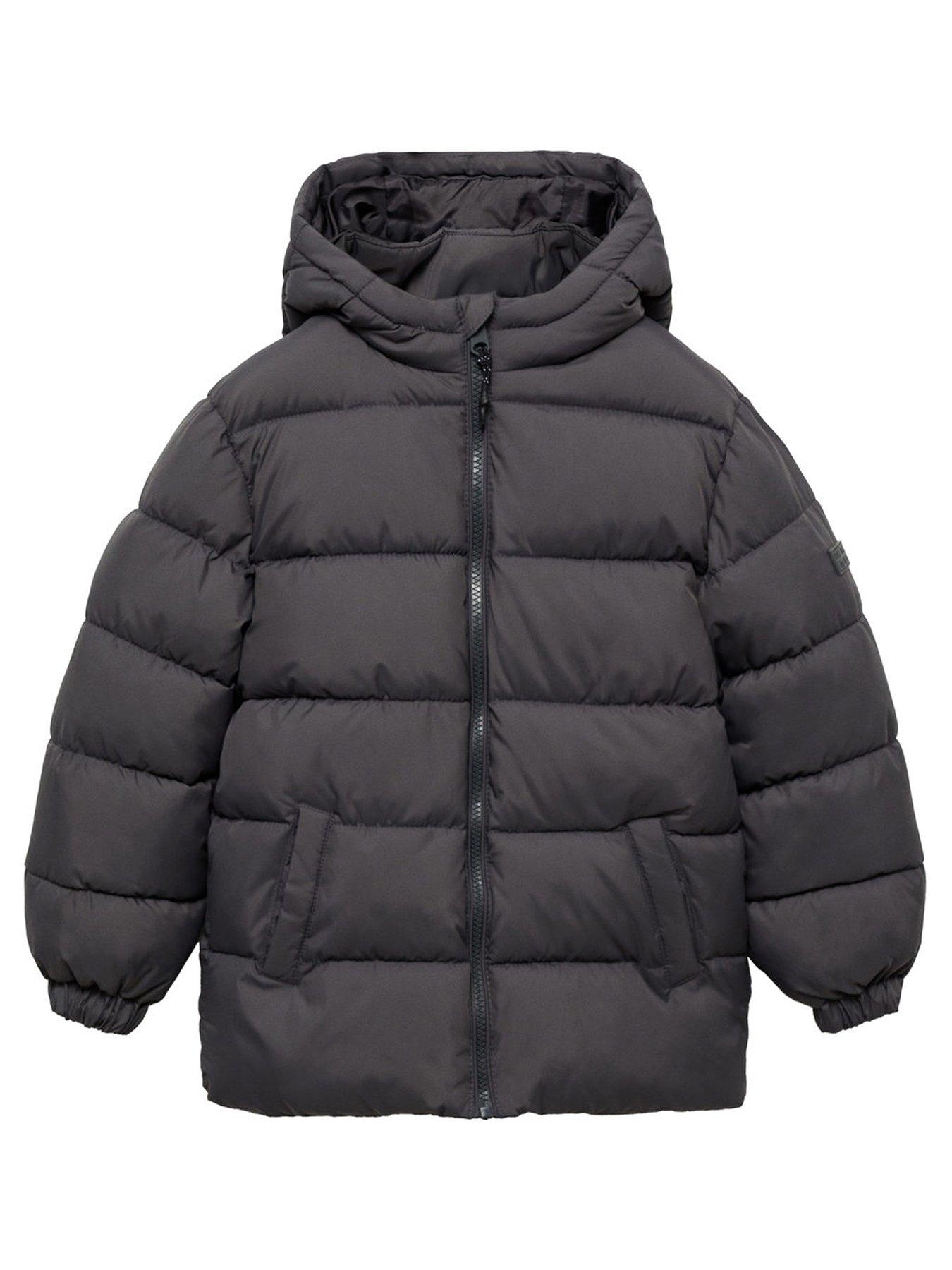Mango Boys Padded Coat - Dark Grey | Very