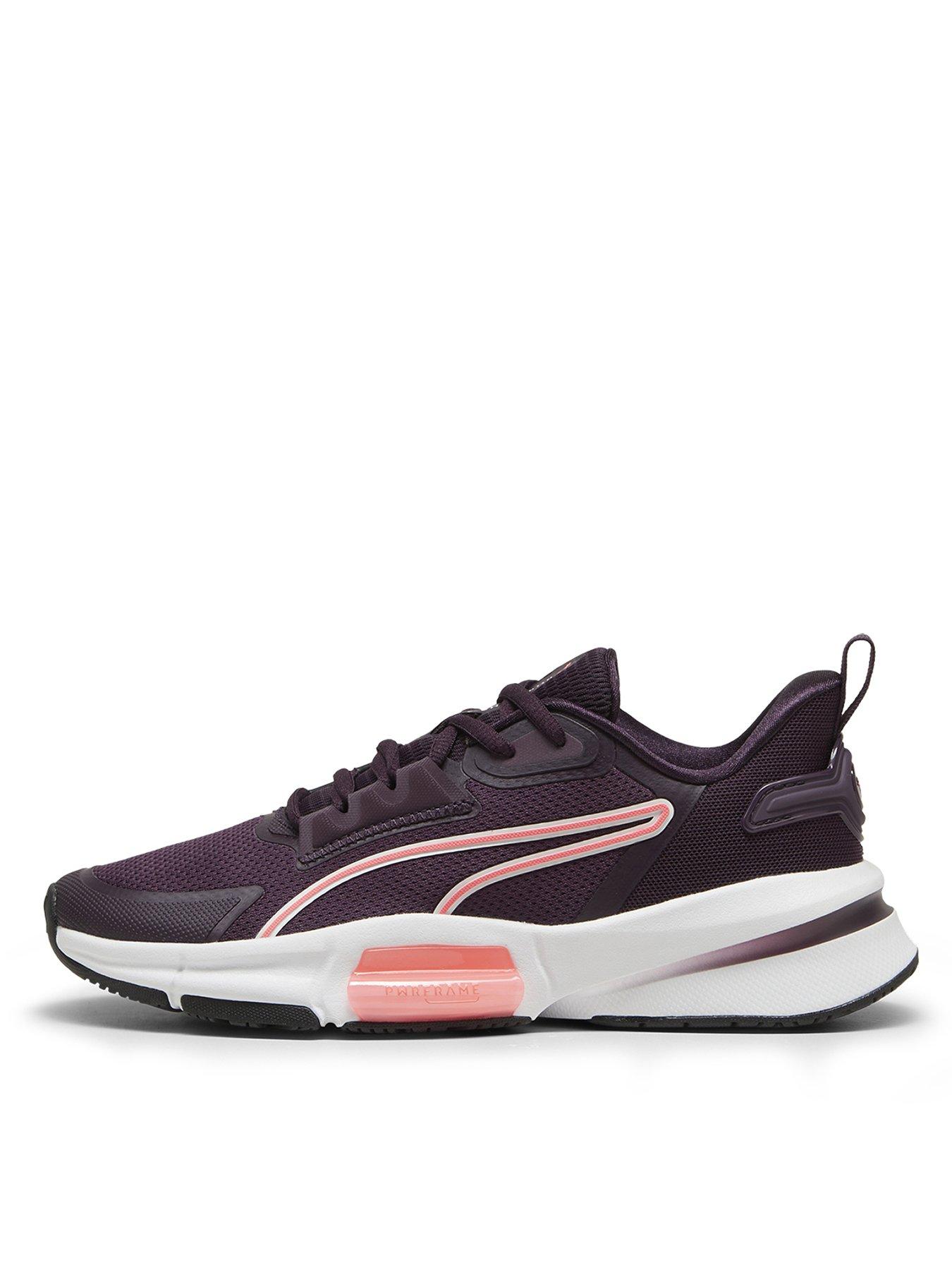 Puma Women's Training PWRFRAME 3 Trainers - Purple/Black/Pink | Very