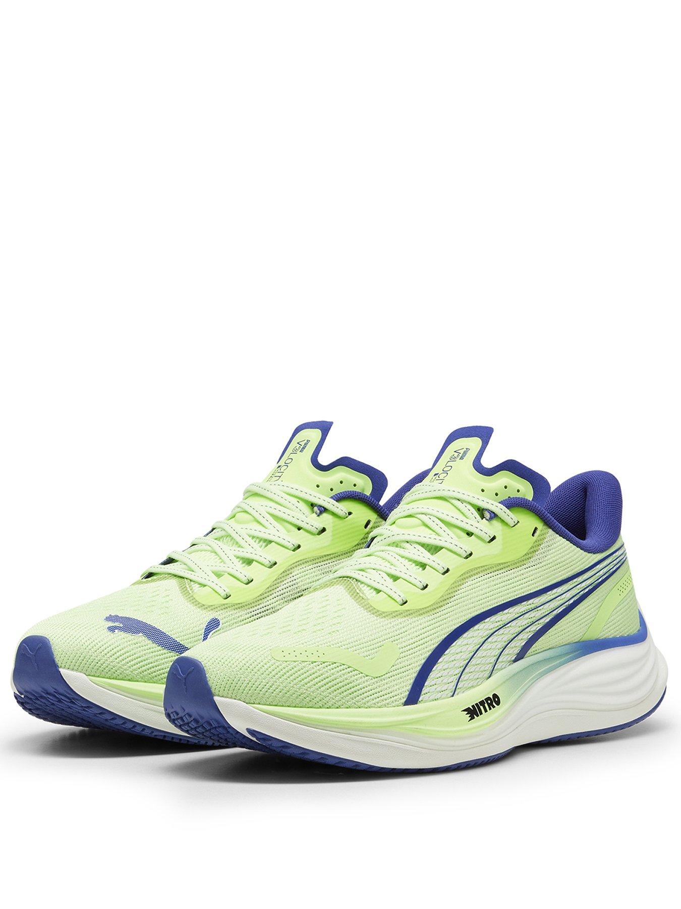 Puma Mens Running Velocity Nitro 3 Trainers - Green | Very