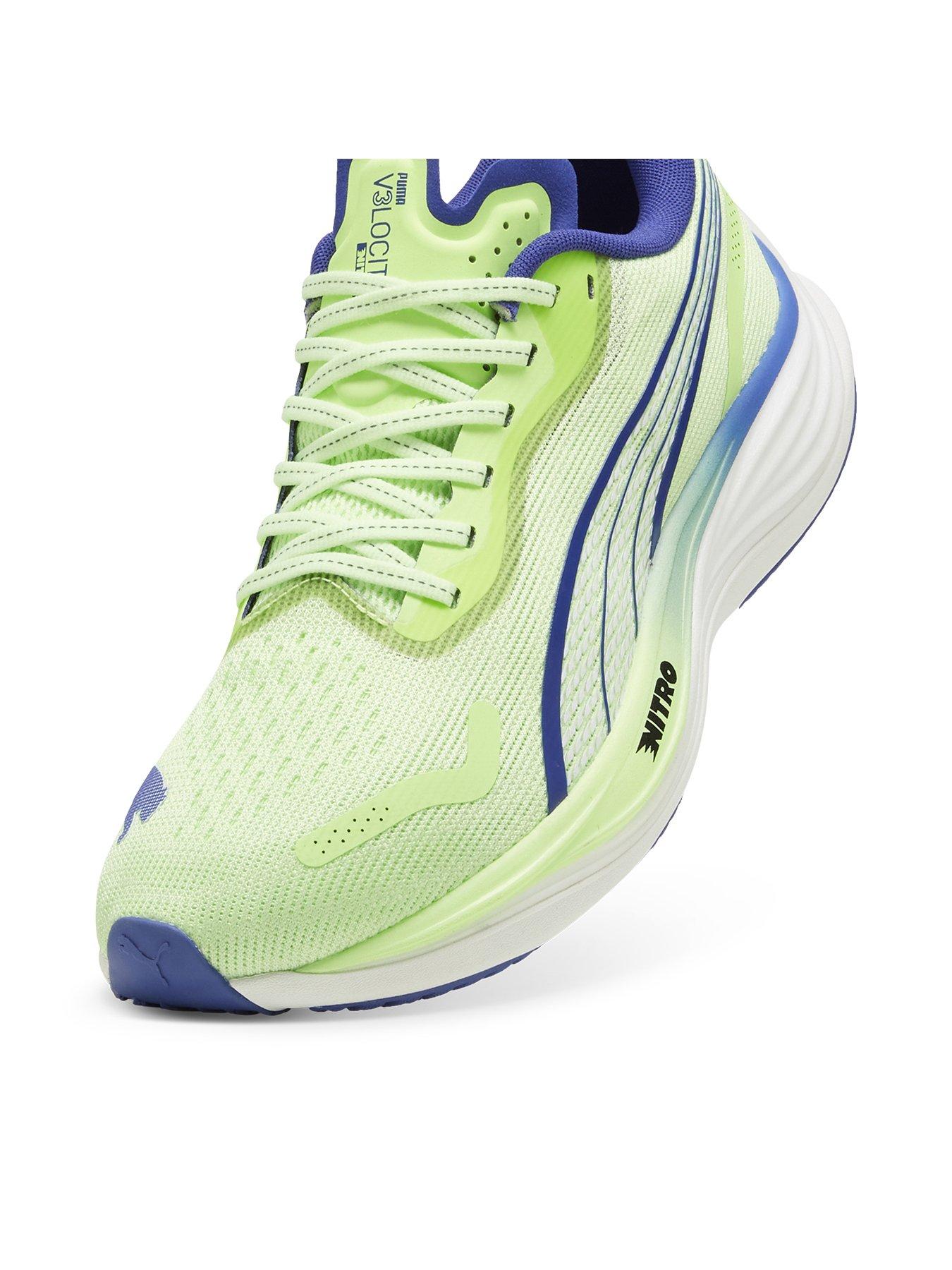 Puma Mens Running Velocity Nitro 3 Trainers - Green | Very
