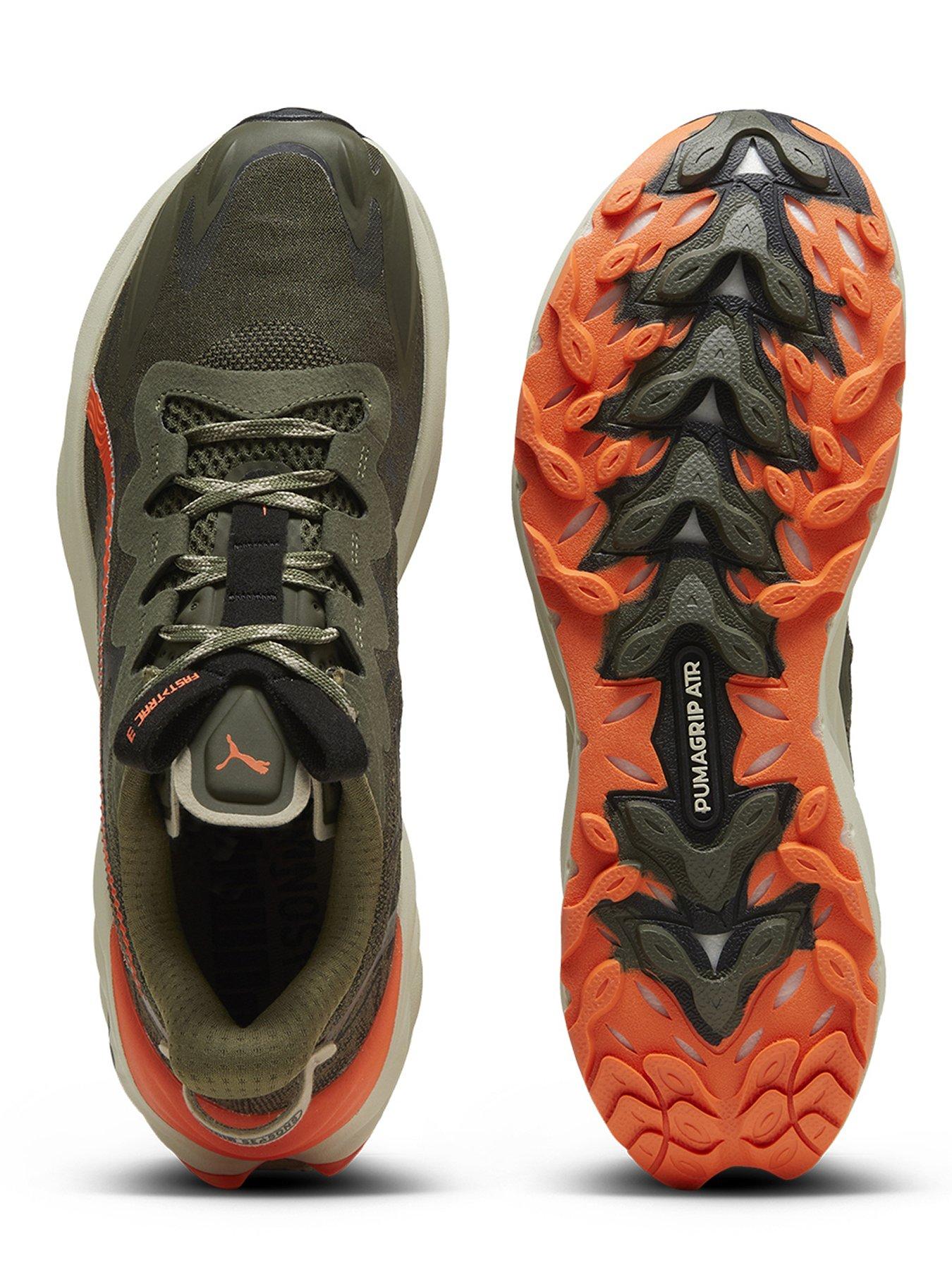 Puma Mens Running Fast-Trac Nitro 3 Trainers - Khaki | Very