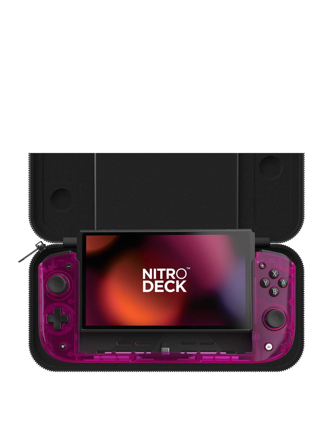 CRKD Nitro Deck for Nintendo Switch - Crystal Pink Edition | Very