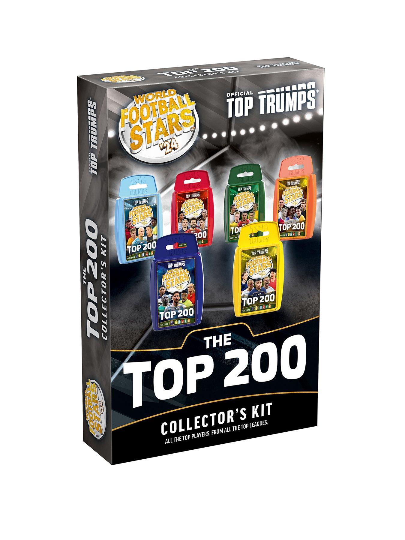 World Football Stars Top 200 Top Trumps Card Game - Collectors Kit | Very