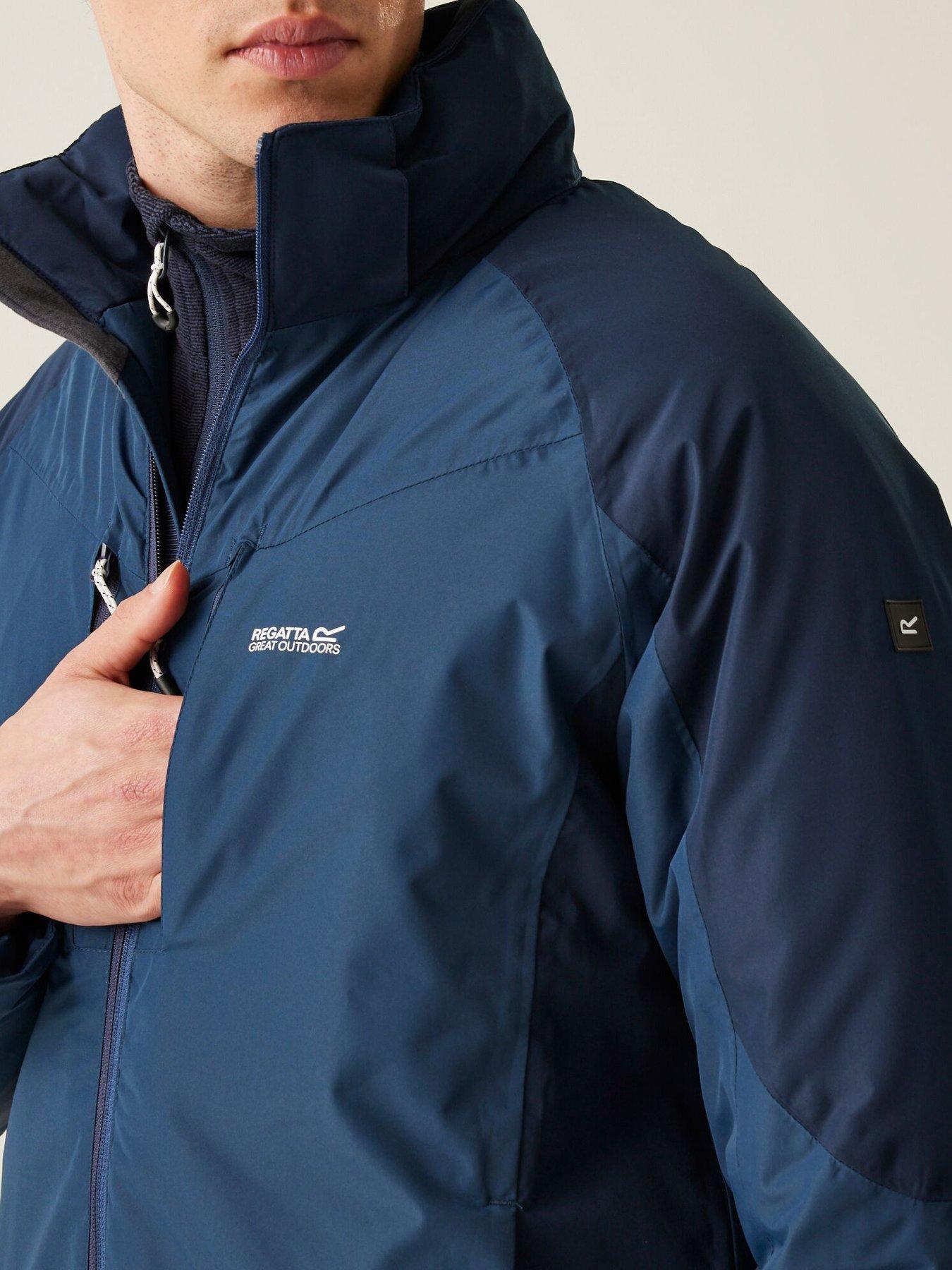Regatta Mens Winter Calderdale II Waterproof Insulated Jacket-NAVY | Very