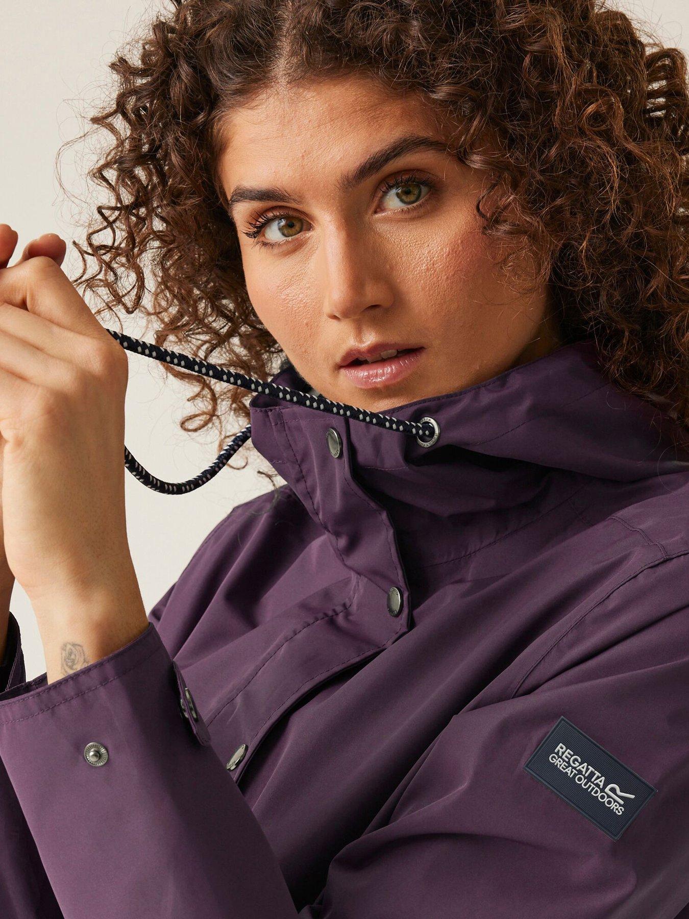 Regatta Womens Bayla Waterproof Shell-PLUM | Very
