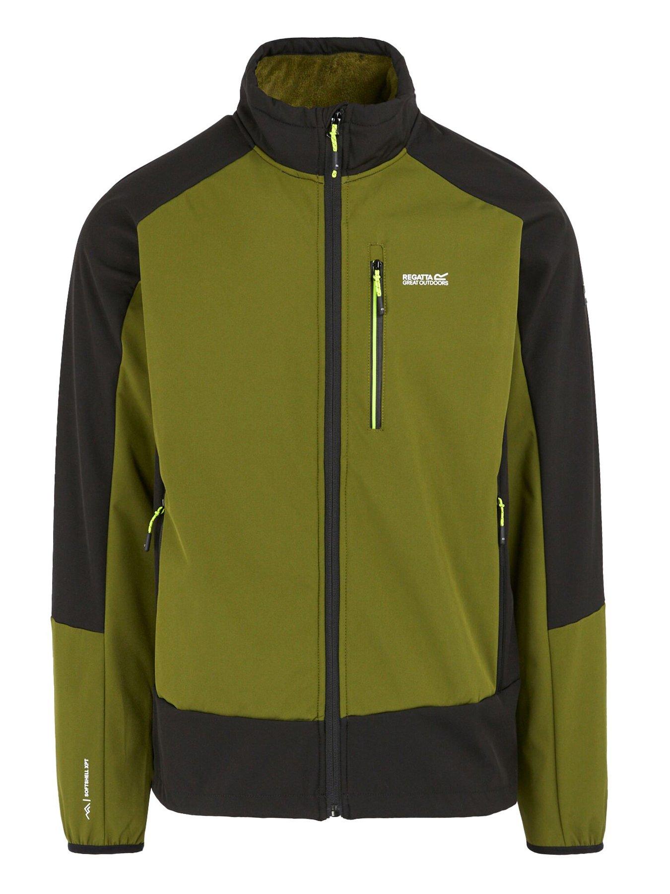 Regatta Mens Moutdale Softshell-GREEN | Very