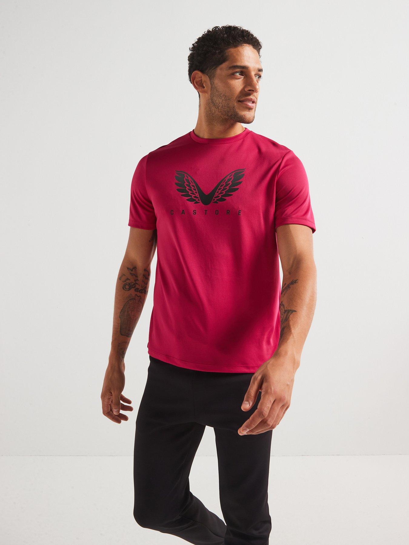 Castore Mens Training Adapt Graphic T-Shirt - Pink | Very