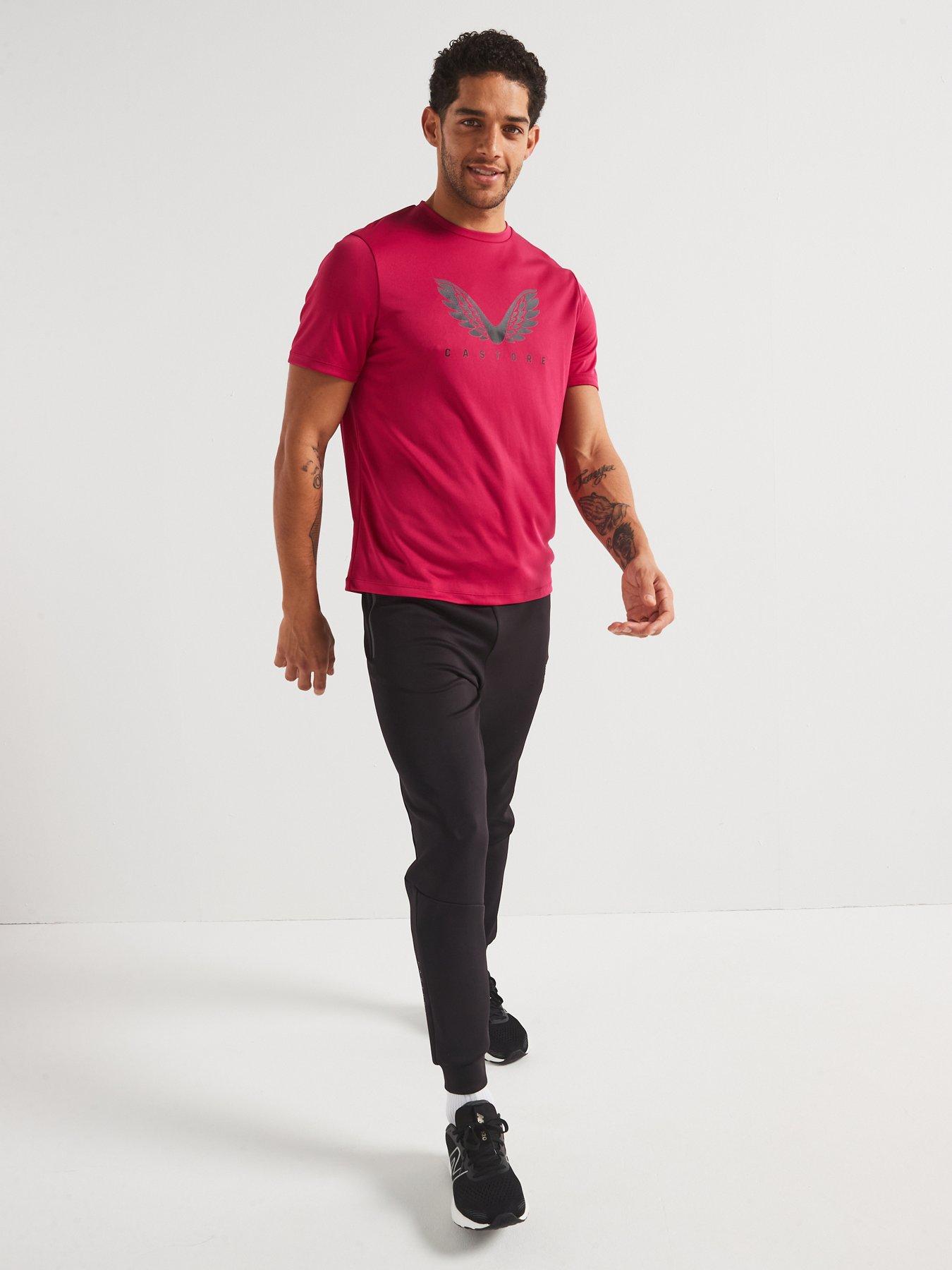 Castore Mens Training Adapt Graphic T-Shirt - Pink | Very