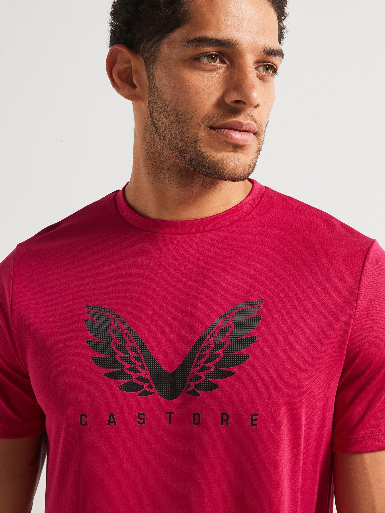 Castore Mens Training Adapt Graphic T-Shirt - Pink | Very