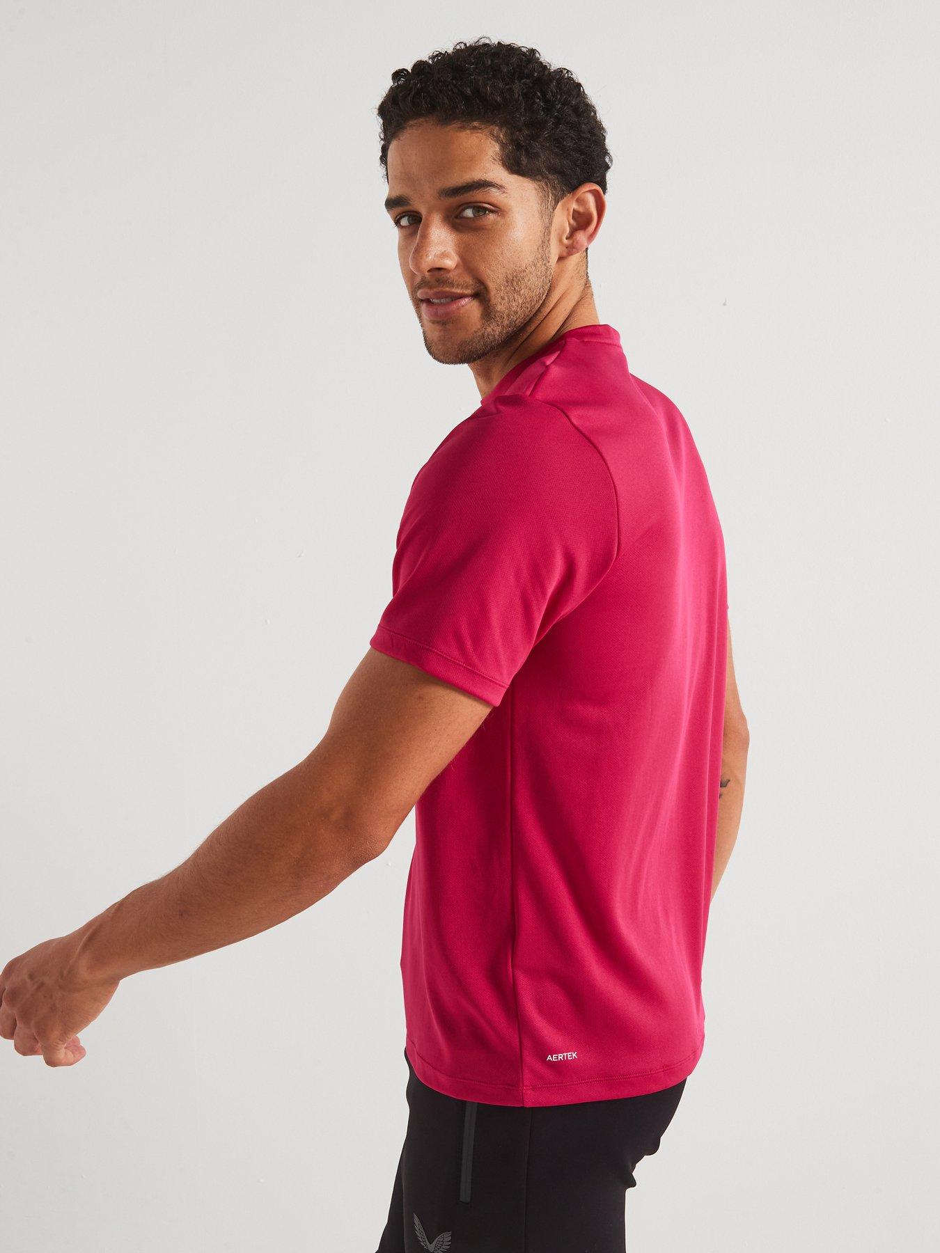 Castore Mens Training Adapt Graphic T-Shirt - Pink | Very