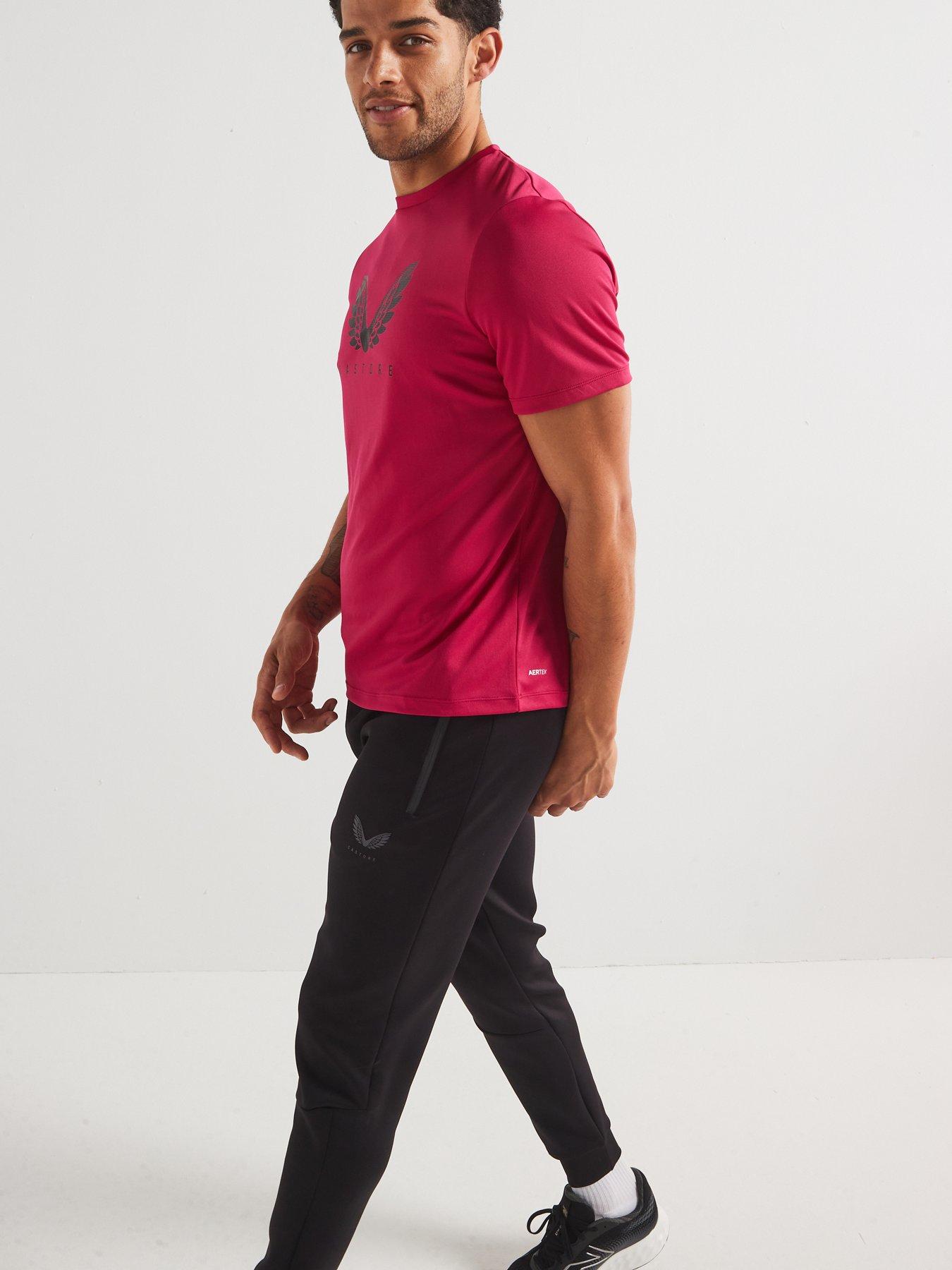 Castore Mens Training Adapt Graphic T-Shirt - Pink | Very