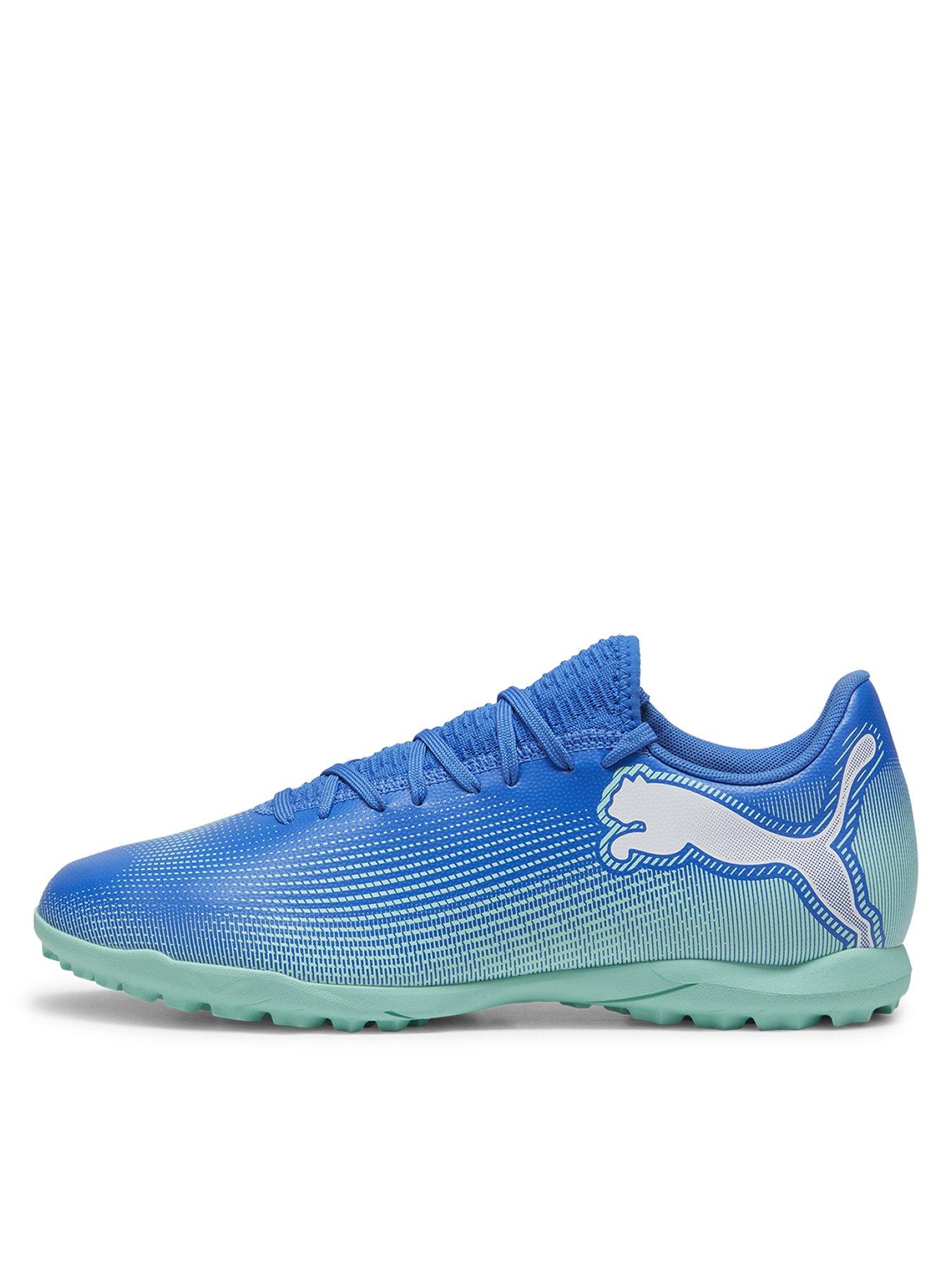 Puma Mens Future 7 Play Astro Turf Football Boots - Blue/Green | Very