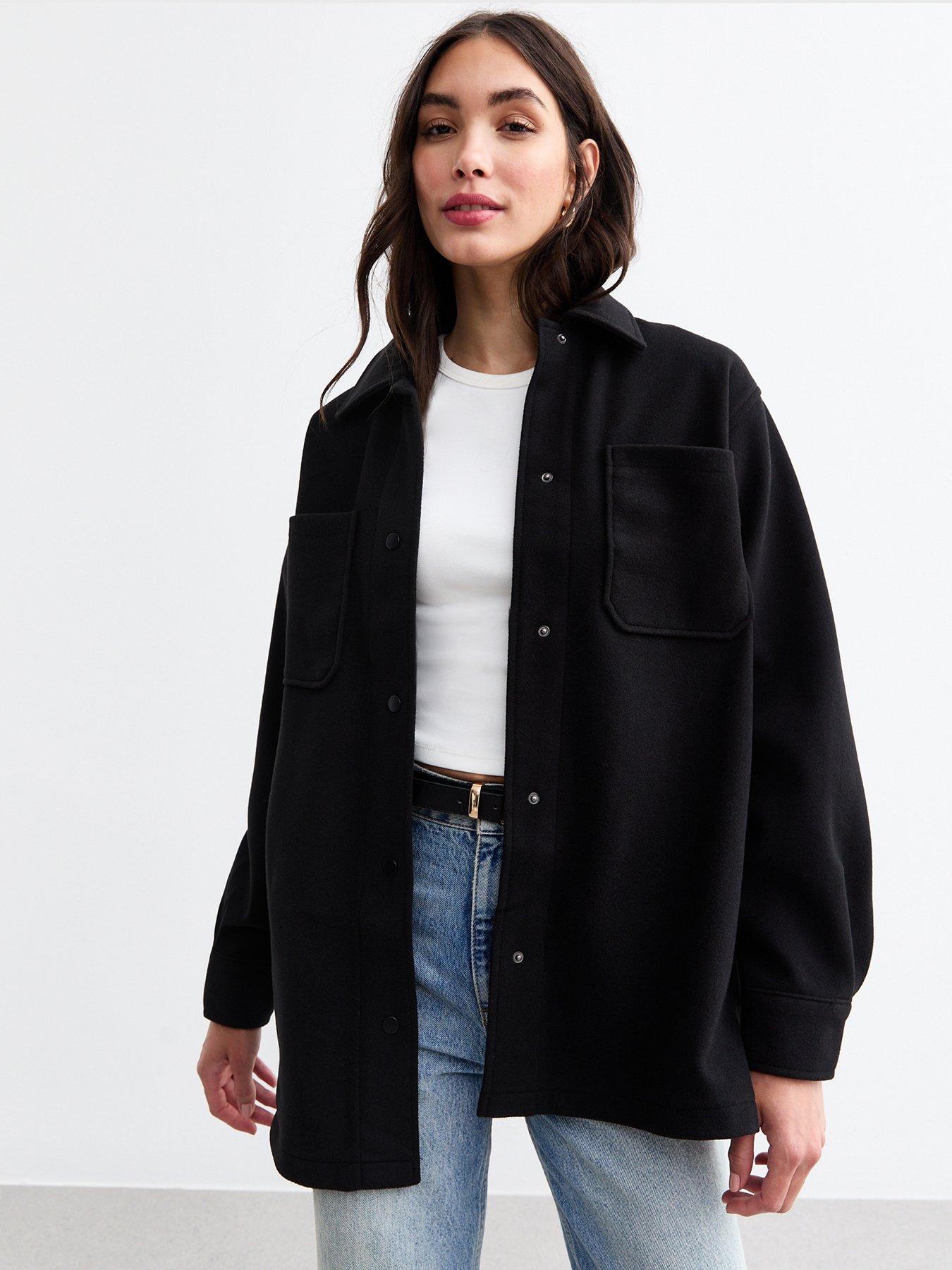 New Look Long Shacket - Black | Very