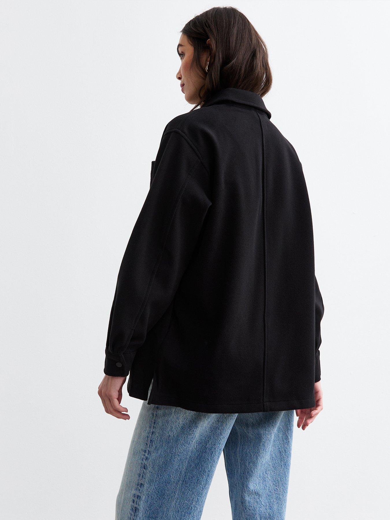 New Look Long Shacket - Black | Very