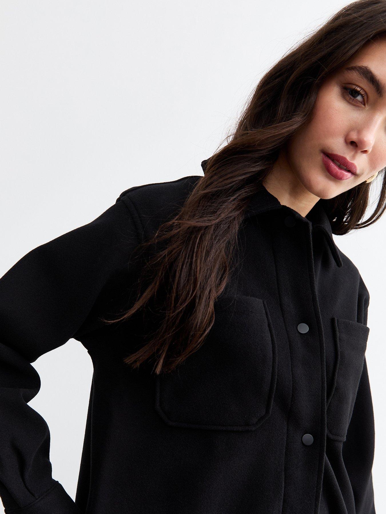 New Look Long Shacket - Black | Very