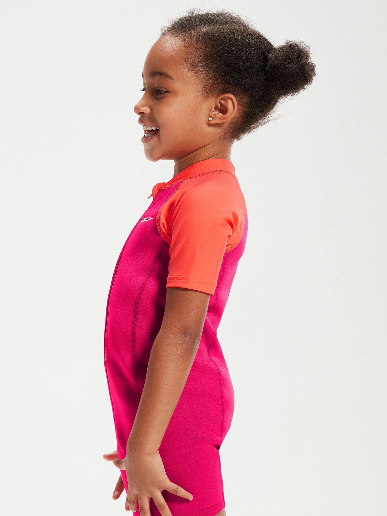 Speedo Girls Learn to Swim Neoprene Suit - Pink | Very