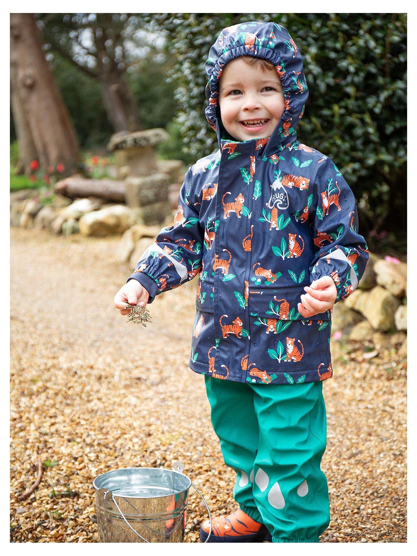 Frugi Printed Puddle Buster Coat | Very.co.uk