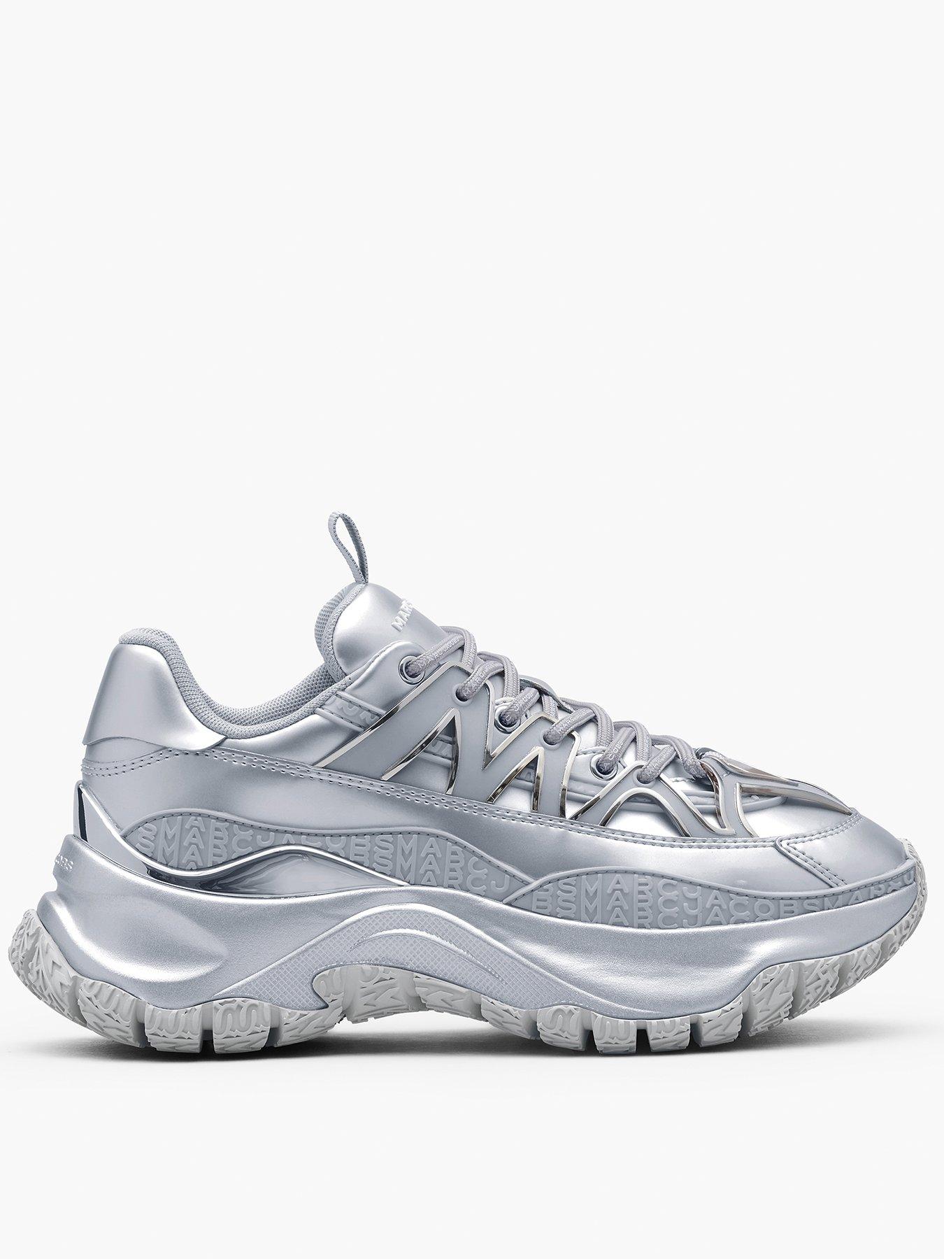 MARC JACOBS The Lazy Hiker Trainers - Silver | Very