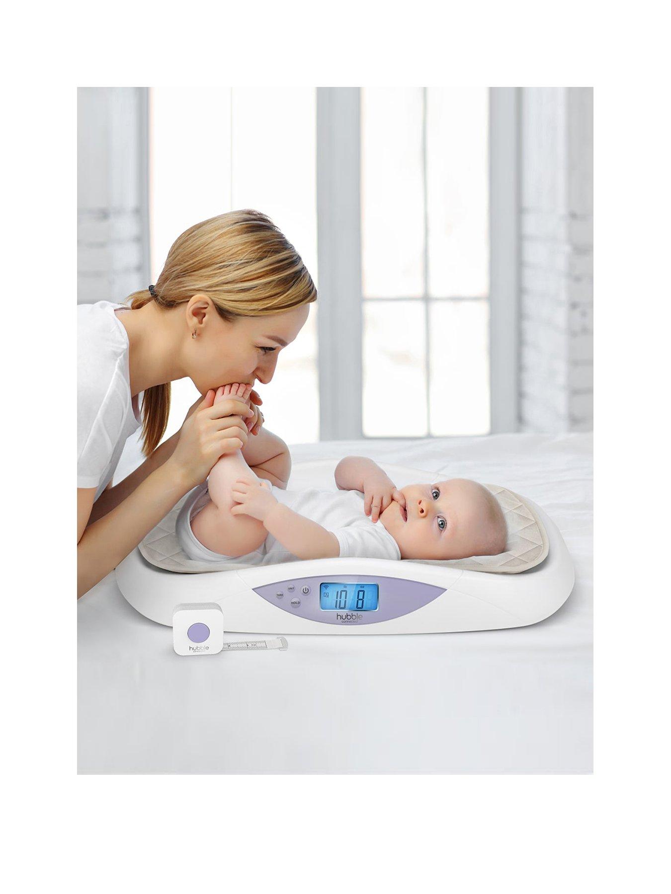 Hubble Grow Plus Smart Bluetooth Baby Scale with Integrated Measurement ...