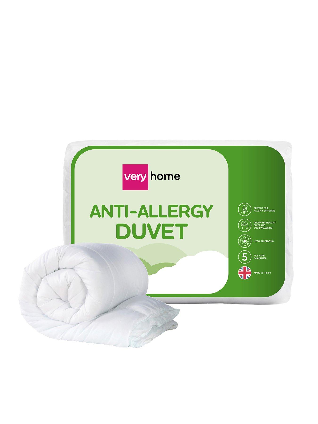 Very Home Anti-Allergy 15 Tog Double Duvet - White | Very