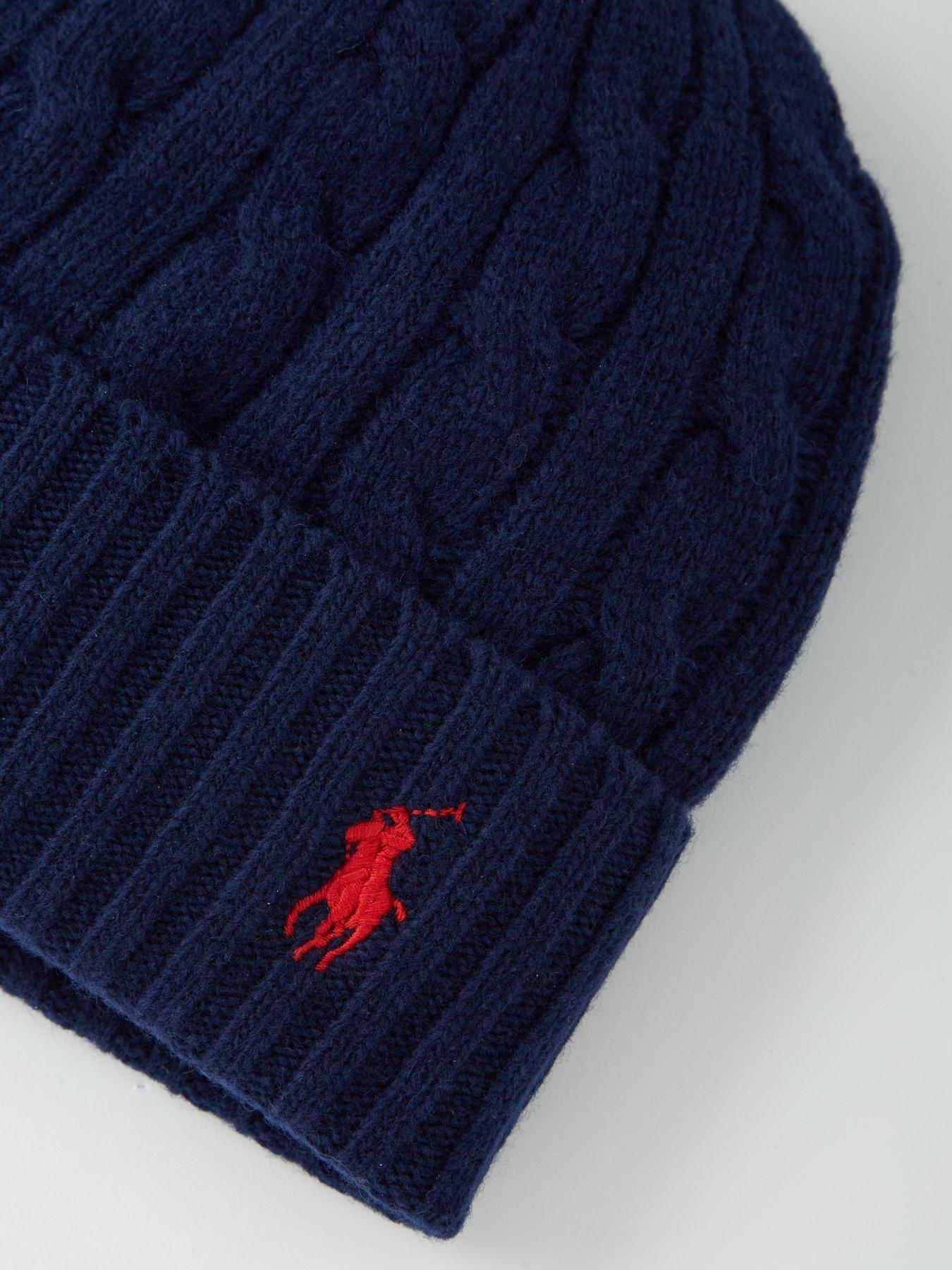Polo Ralph Lauren Classic Cable Beanie Hat - Navy | Very