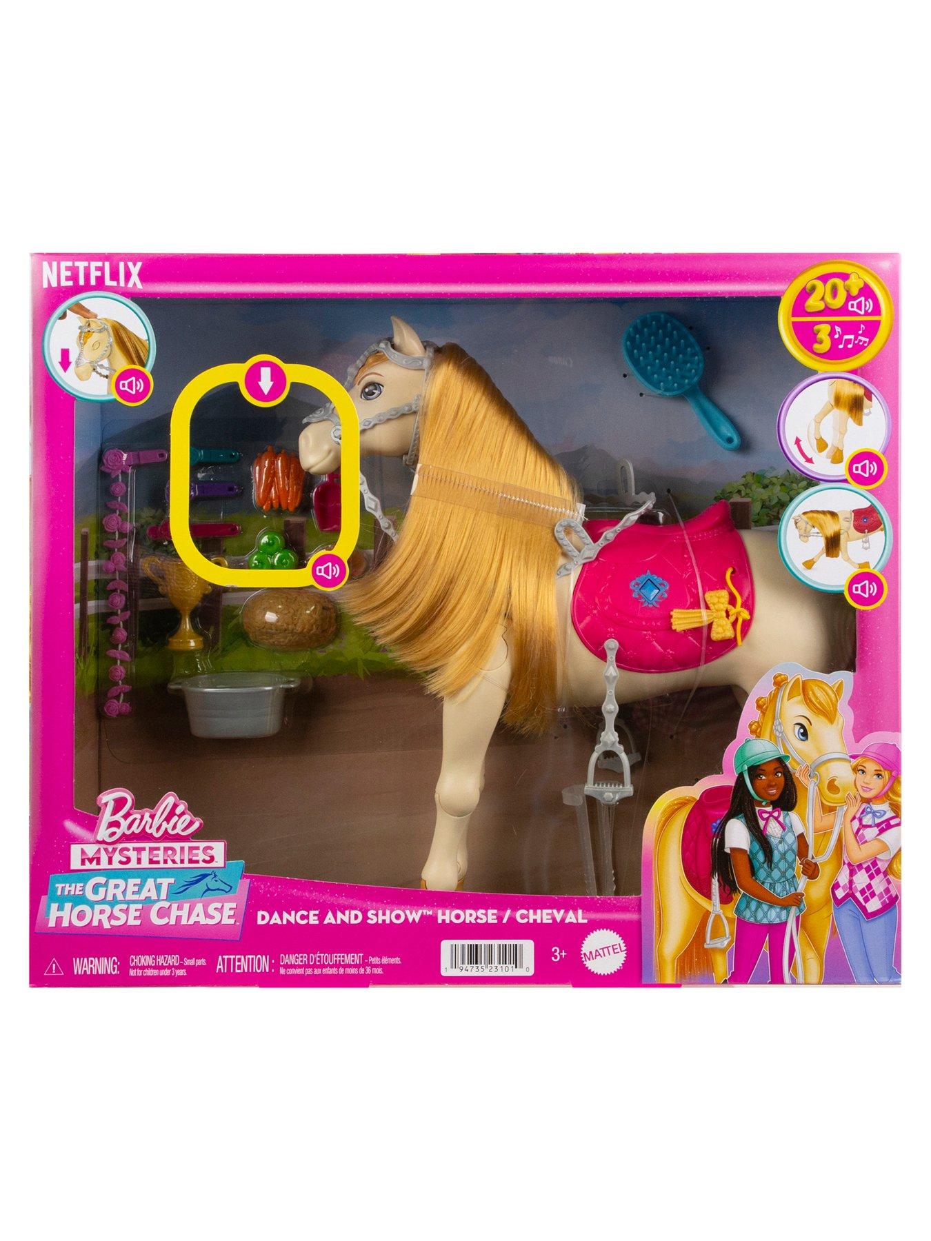 Barbie Mysteries The Great Horse Chase Dance and Show Horse Very