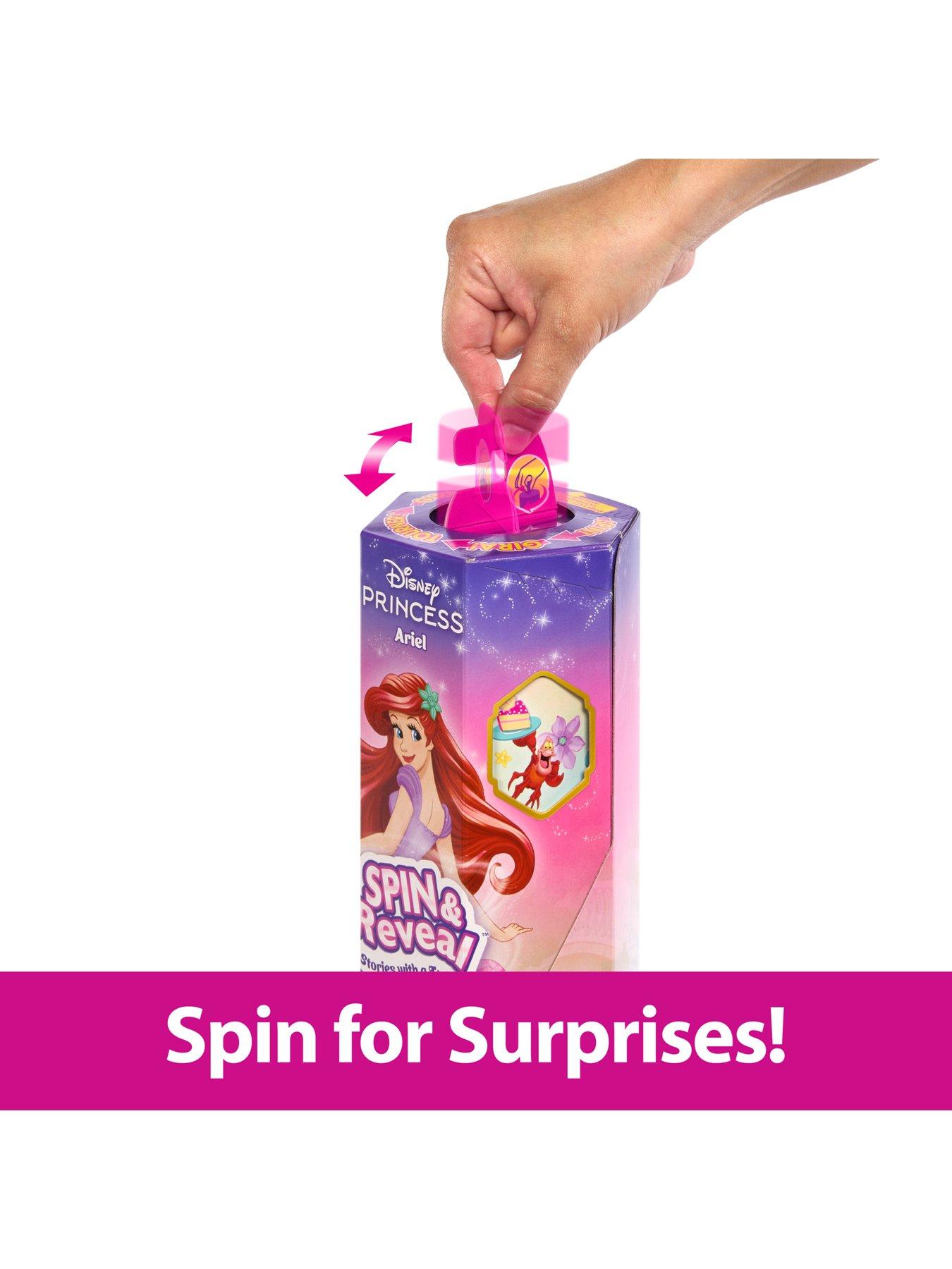 Disney Princess Spin & Reveal Ariel Fashion Doll & Accessories with 11 ...