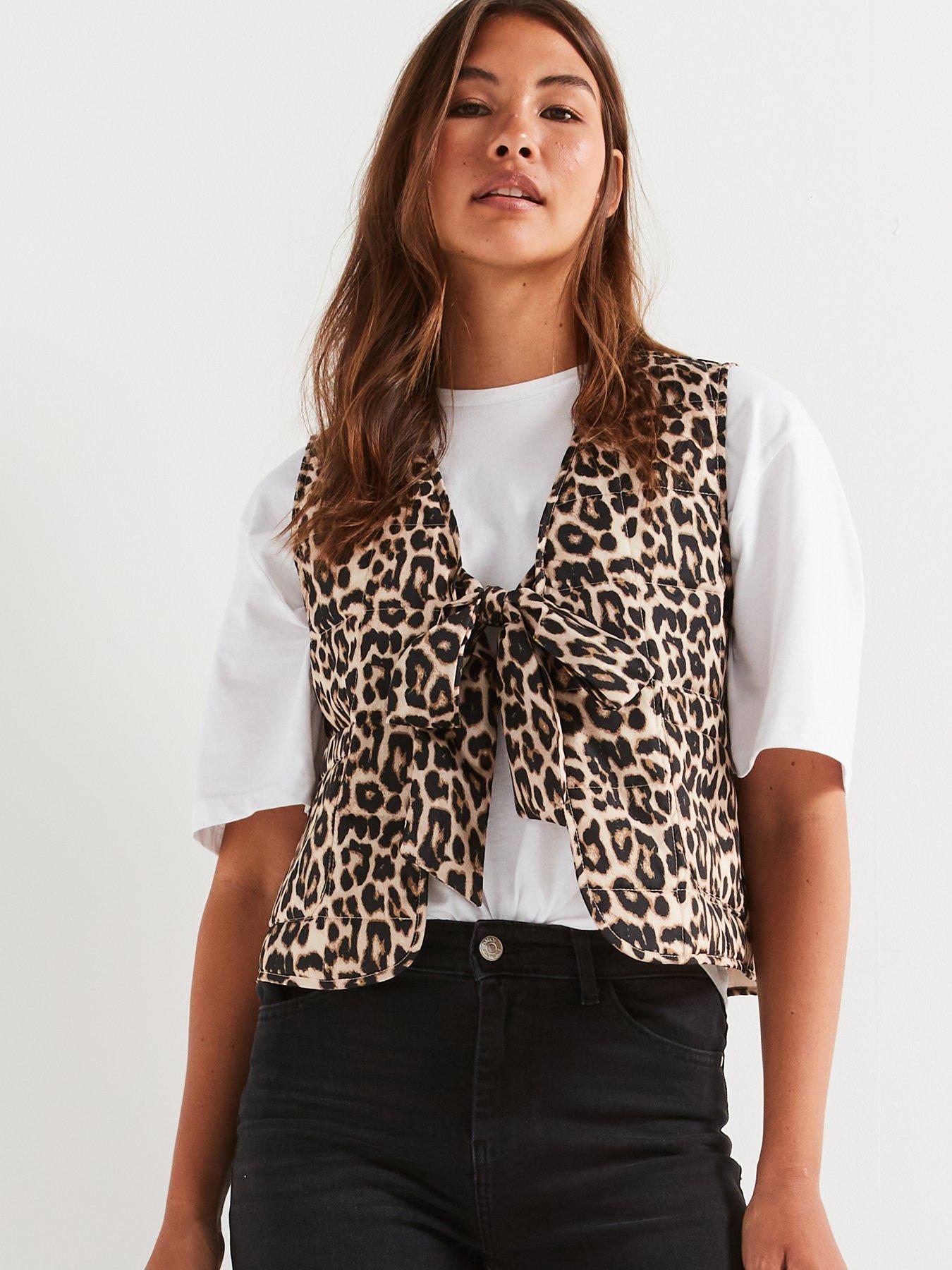 Only Leopard Print Waistcoat - Multi | Very
