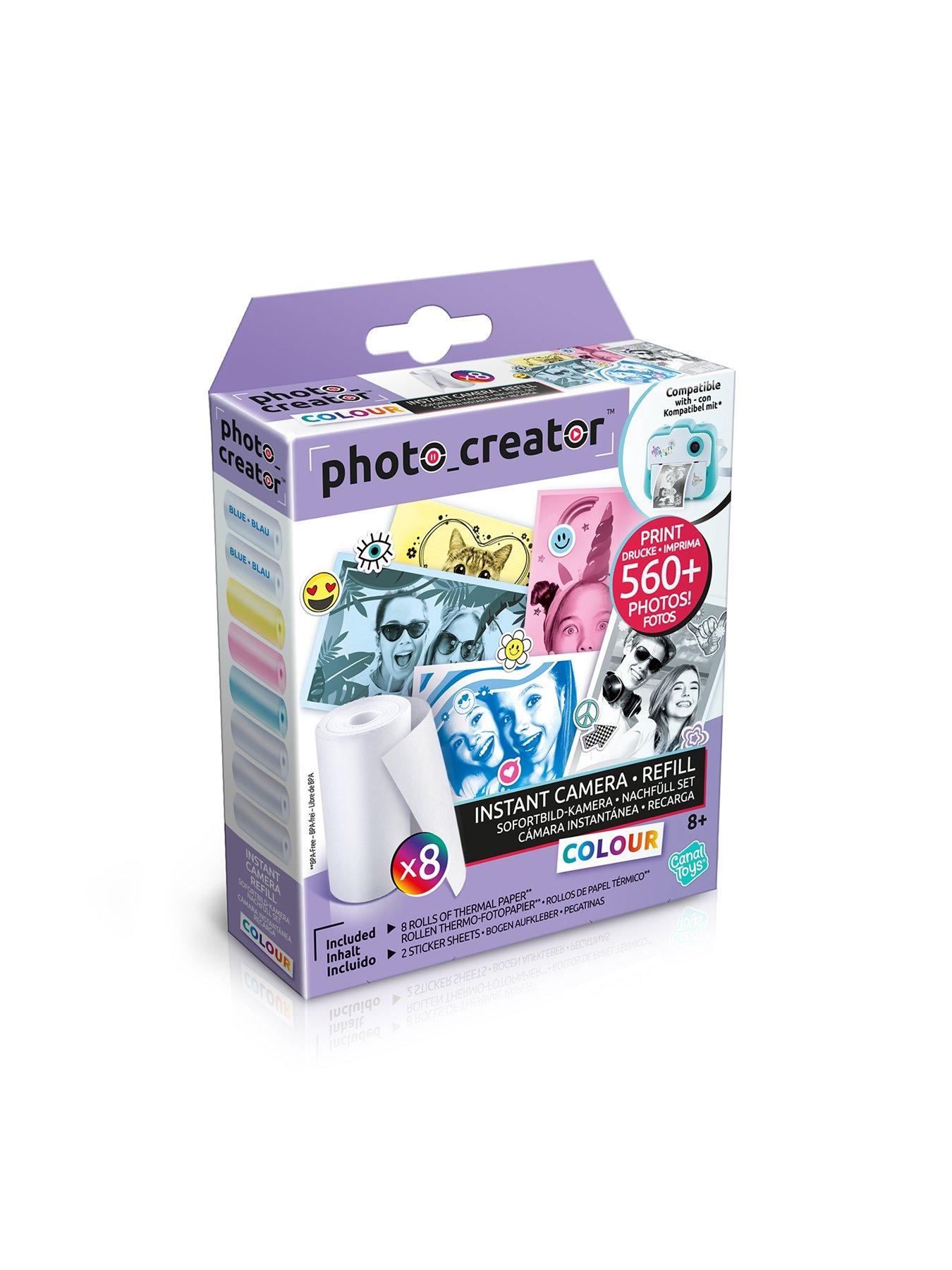 Photo Creator Instant Print Camera Colour Refill Pack (8 pack) | Very